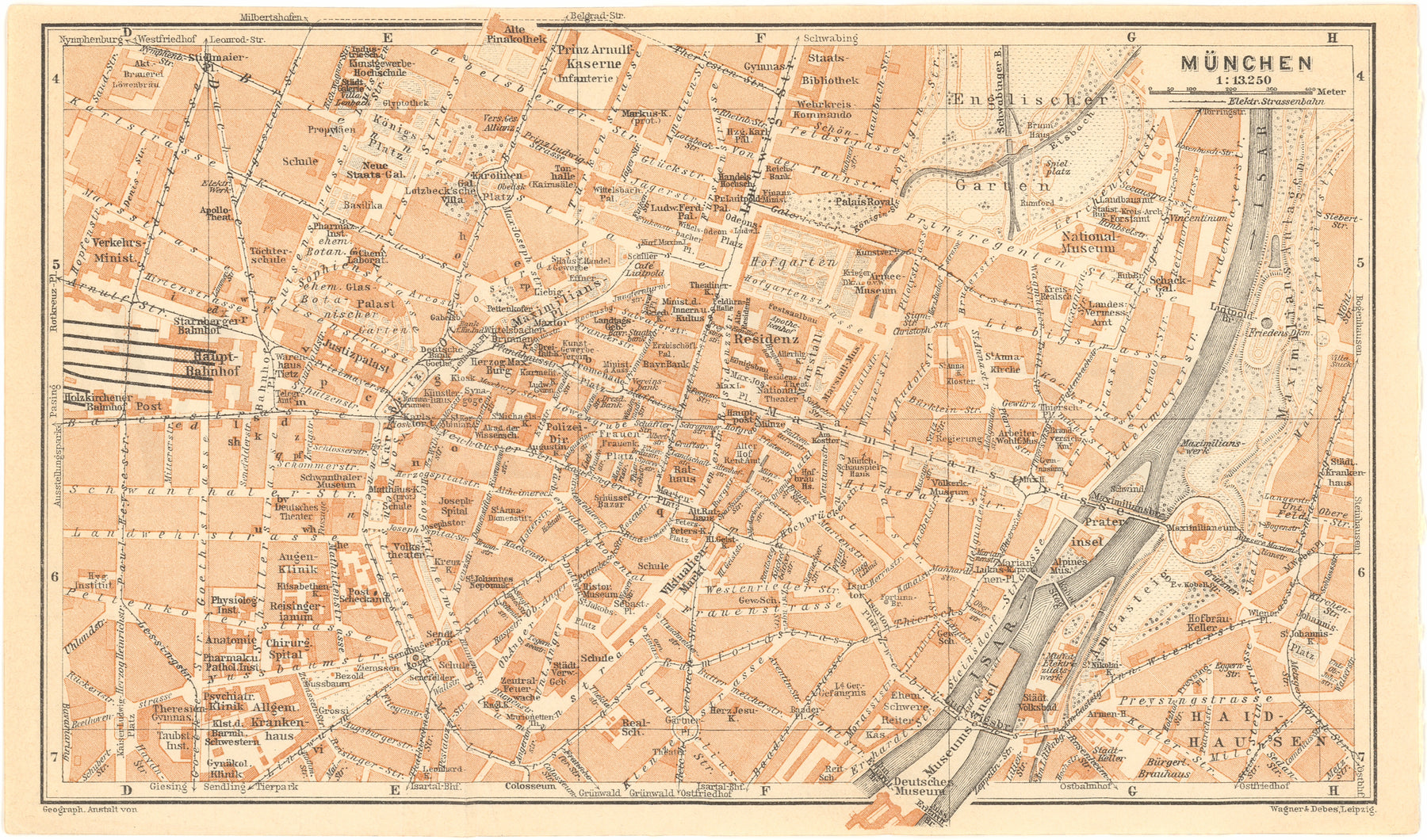 Munich, Germany 1929: City Center – WardMaps LLC