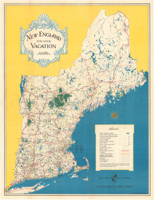 New England for Your Vacation – WardMaps LLC