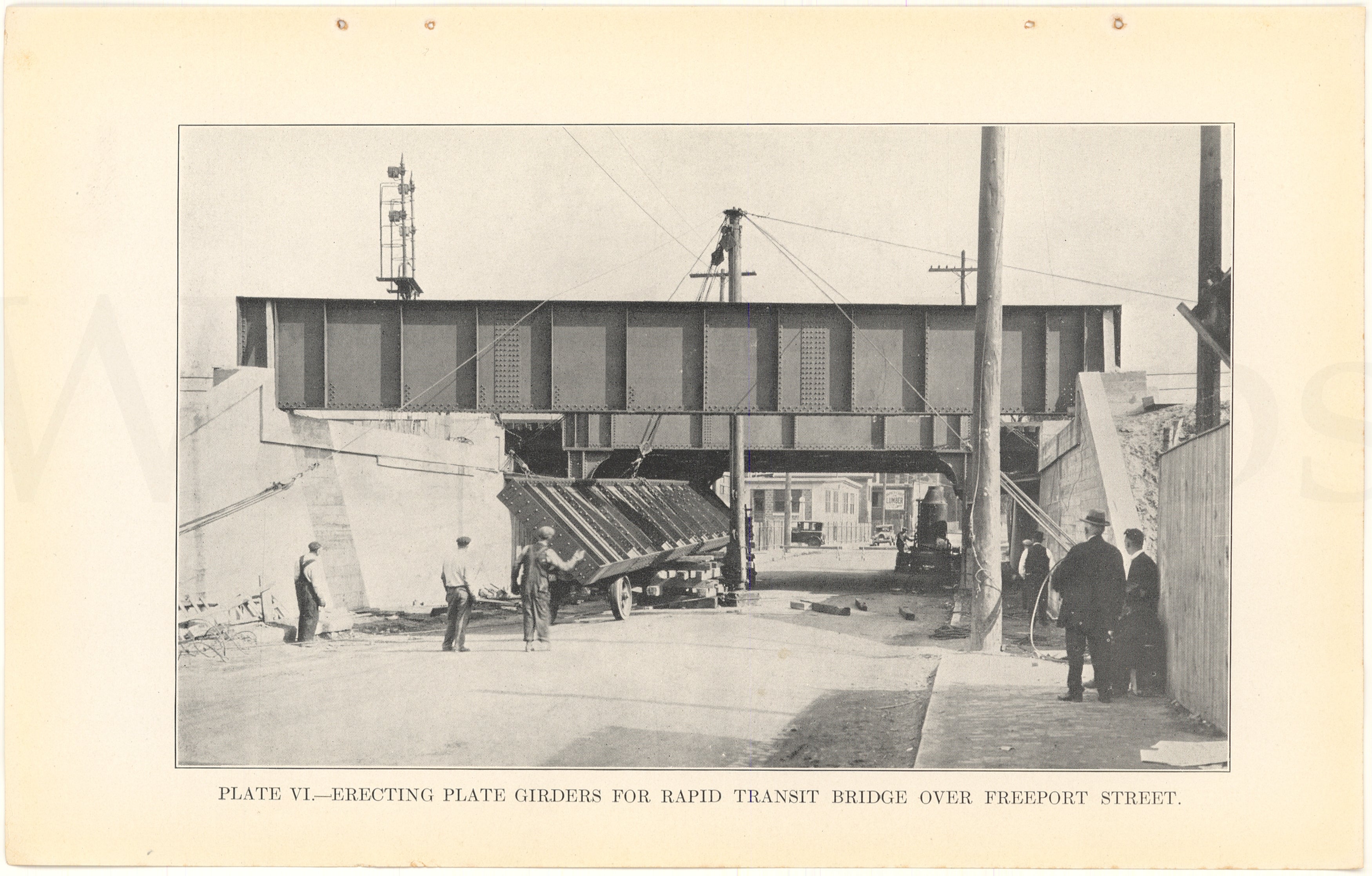 BTD Report 1926 Plate 06: Dorchester Tunnel Extension Construction at ...