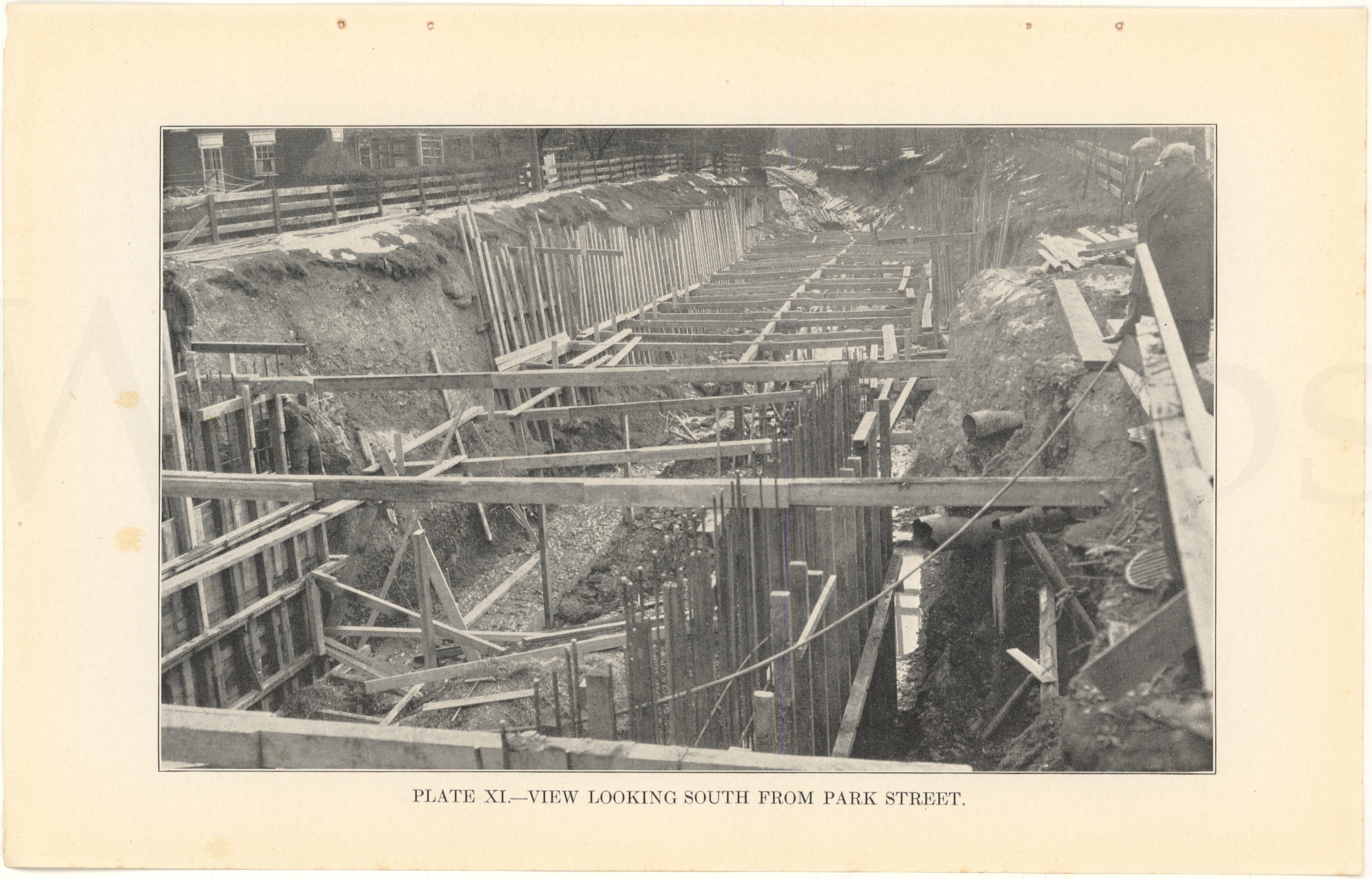 BTD Report 1926 Plate 11: Dorchester Tunnel Extension Construction at ...