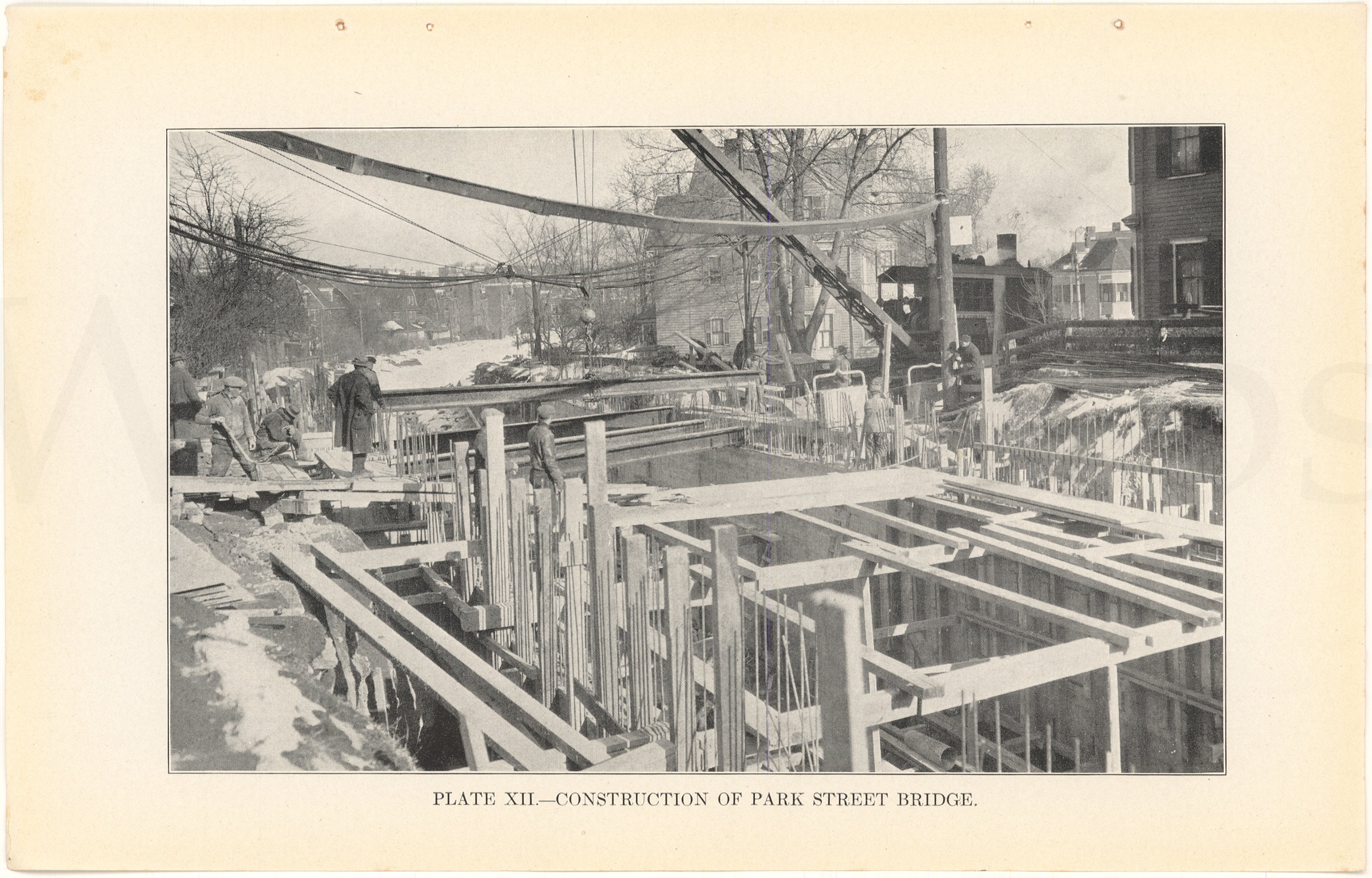 BTD Report 1926 Plate 12: Dorchester Tunnel Extension Construction at ...