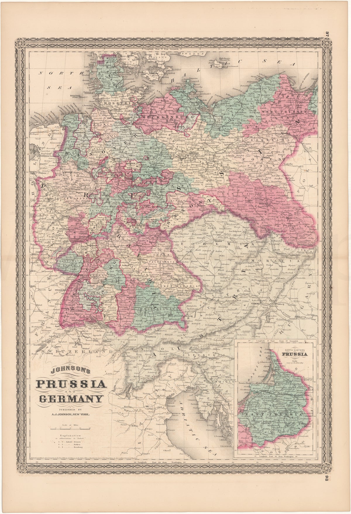 Prussia & Germany 1870 – WardMaps LLC