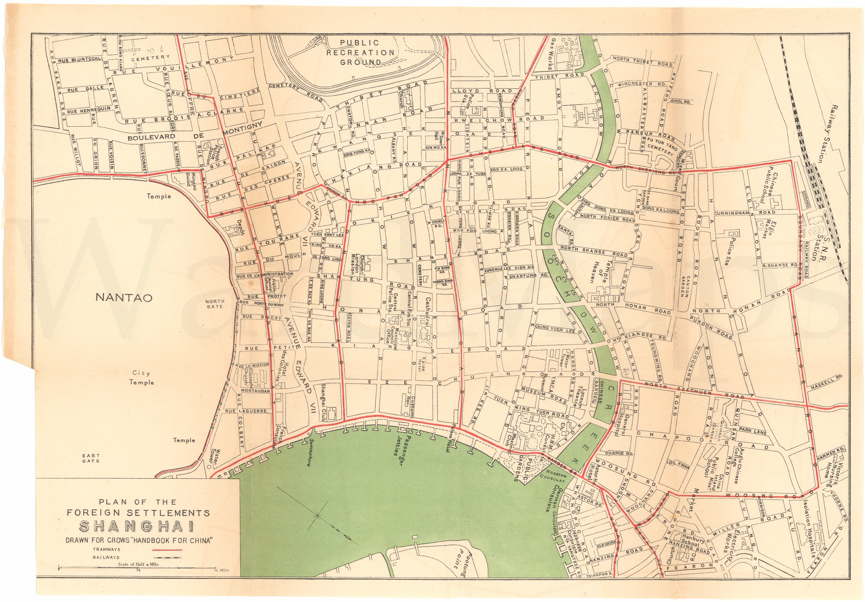 Shanghai, China 1925 – WardMaps LLC