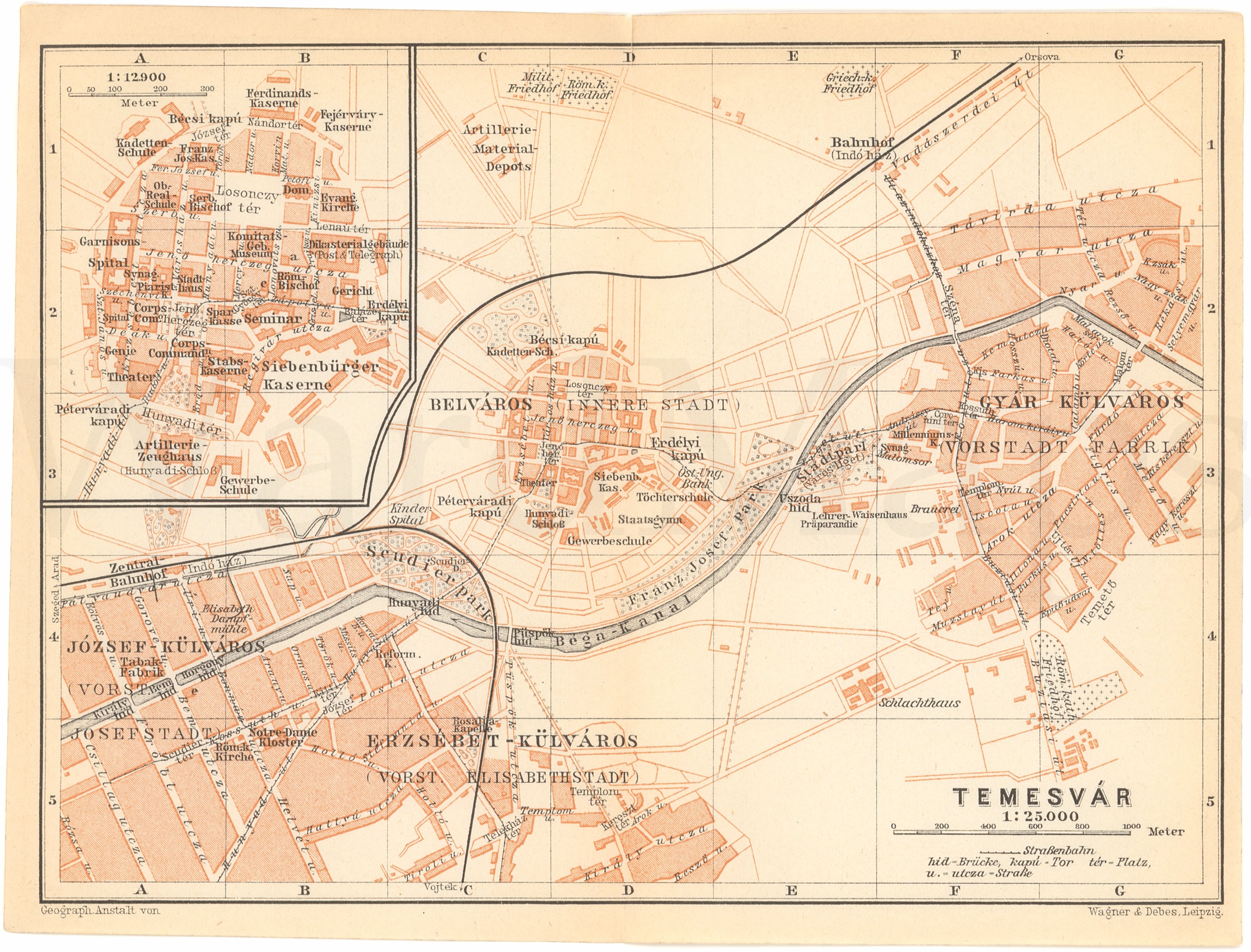 Timisoara, Romania 1911 – WardMaps LLC