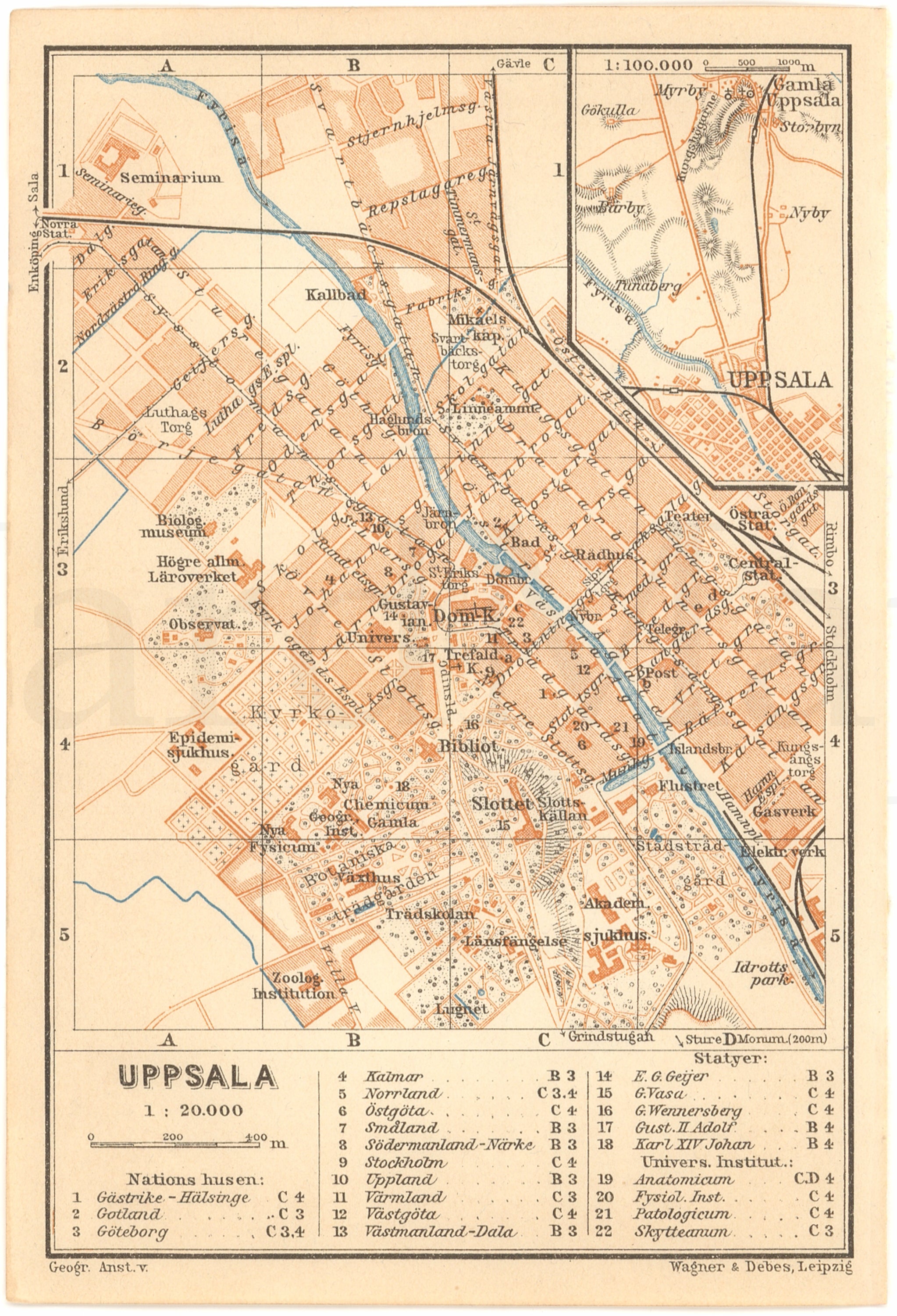 Uppsala, Sweden 1929 – WardMaps LLC