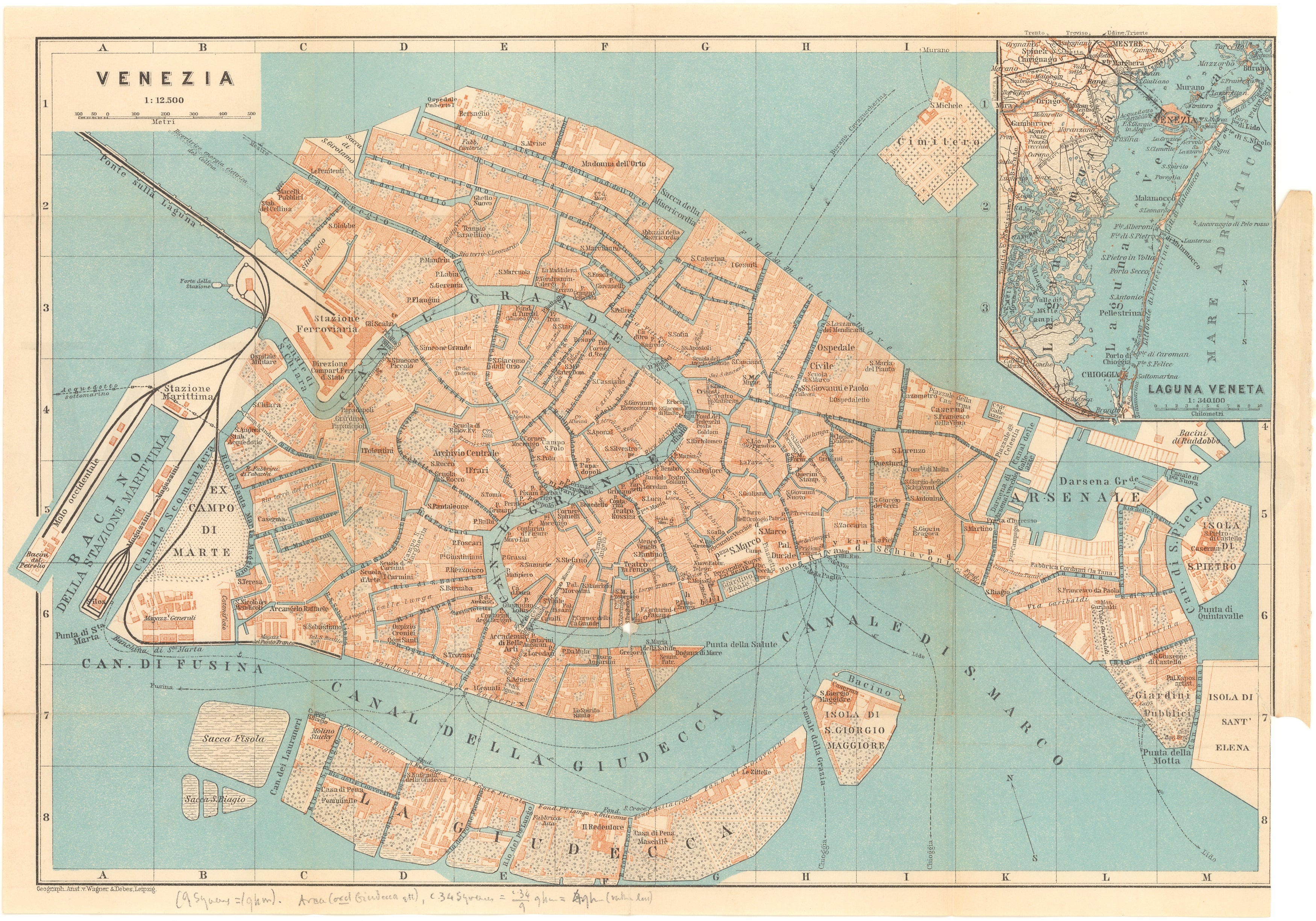 Venice, Italy 1913 – WardMaps LLC