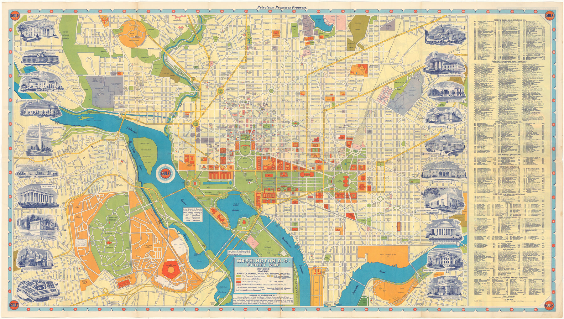 Washington, D.C. Circa 1960 – WardMaps LLC