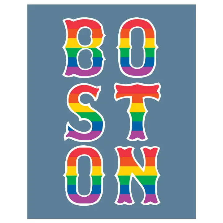 Boston, Massachusetts Diversity Greeting Card – WardMaps LLC