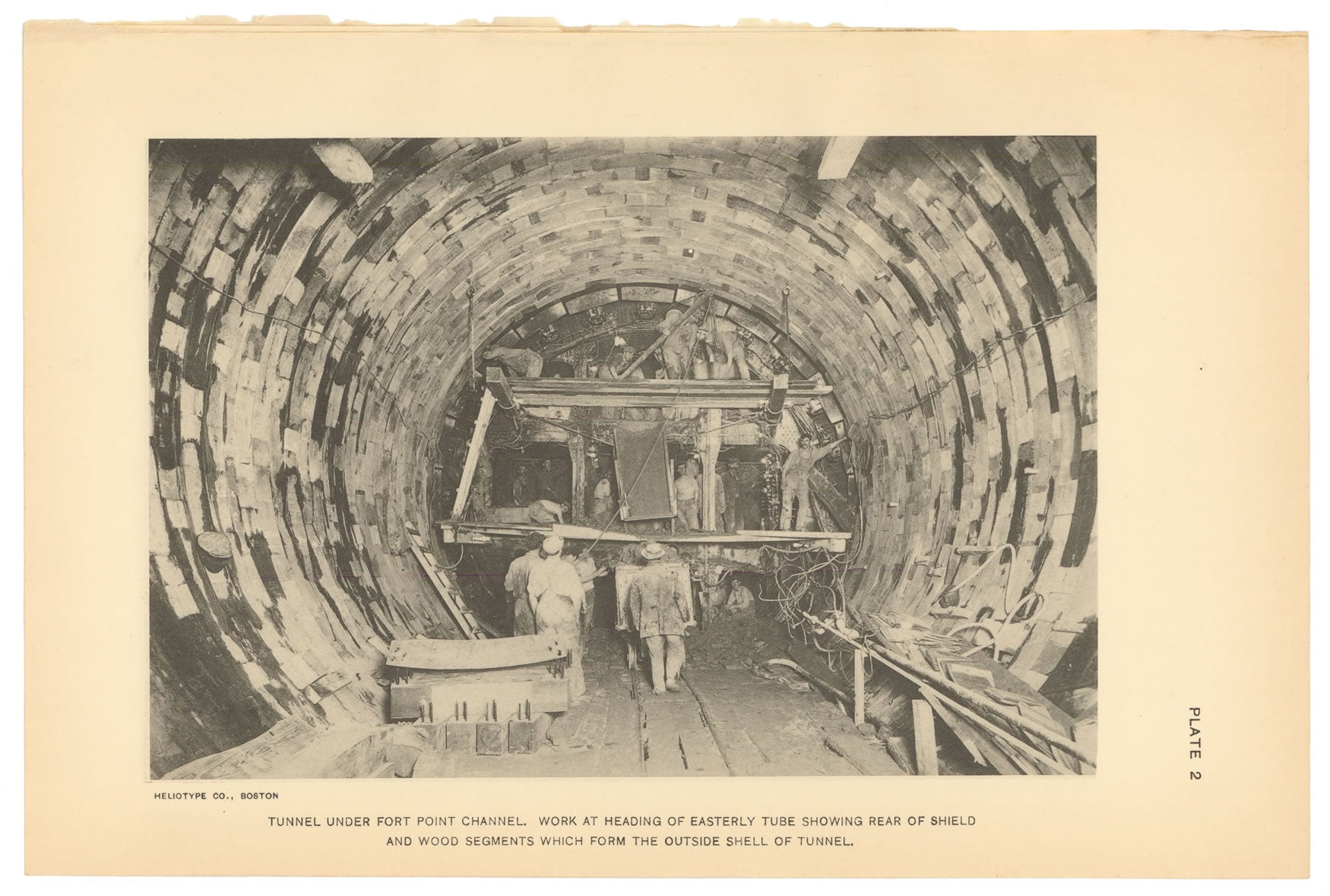 BTC Report 21 1915 Plate 02: Tunnel Under Fort Point Channel, East Tub ...