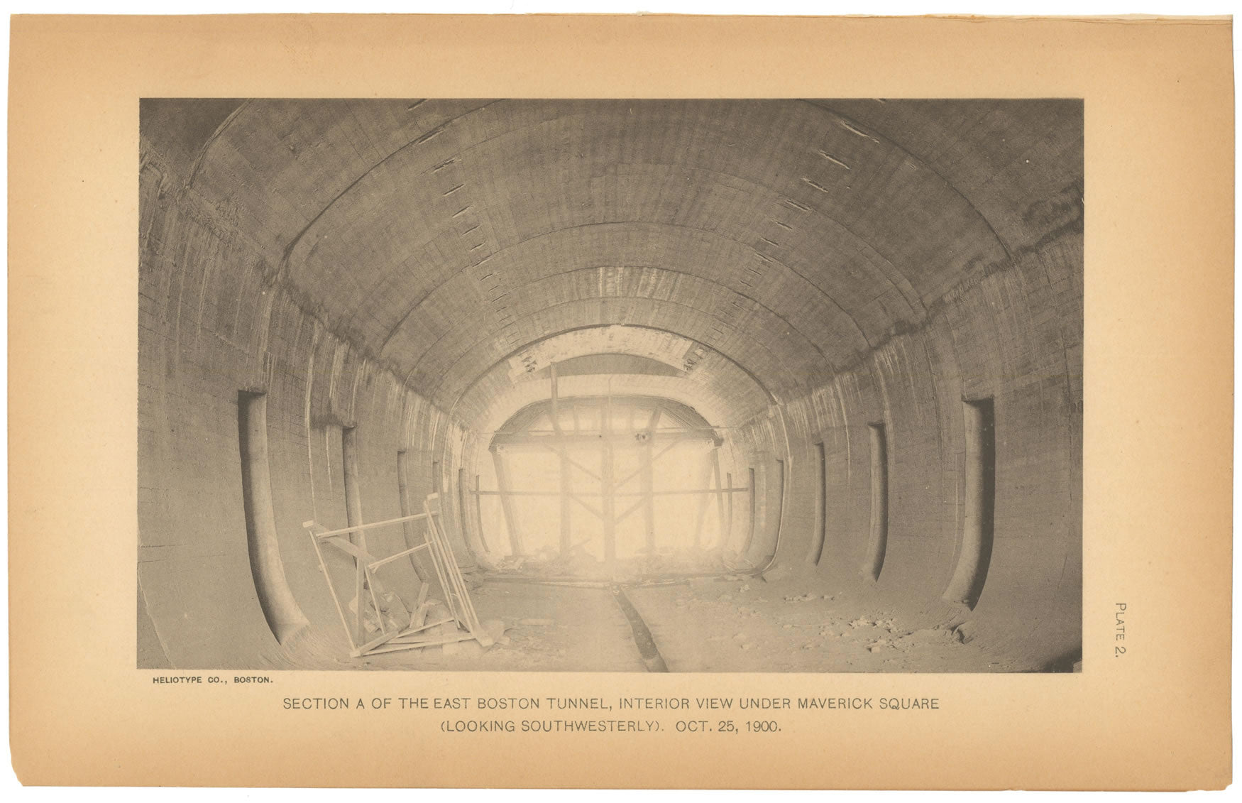 BTC Report 07 1901 Plate 02: East Boston Tunnel Under Maverick Square ...