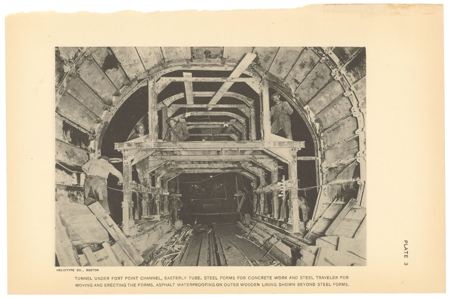 BTC Report 21 1915 Plate 03: Tunnel Under Fort Point Channel, East Tub ...