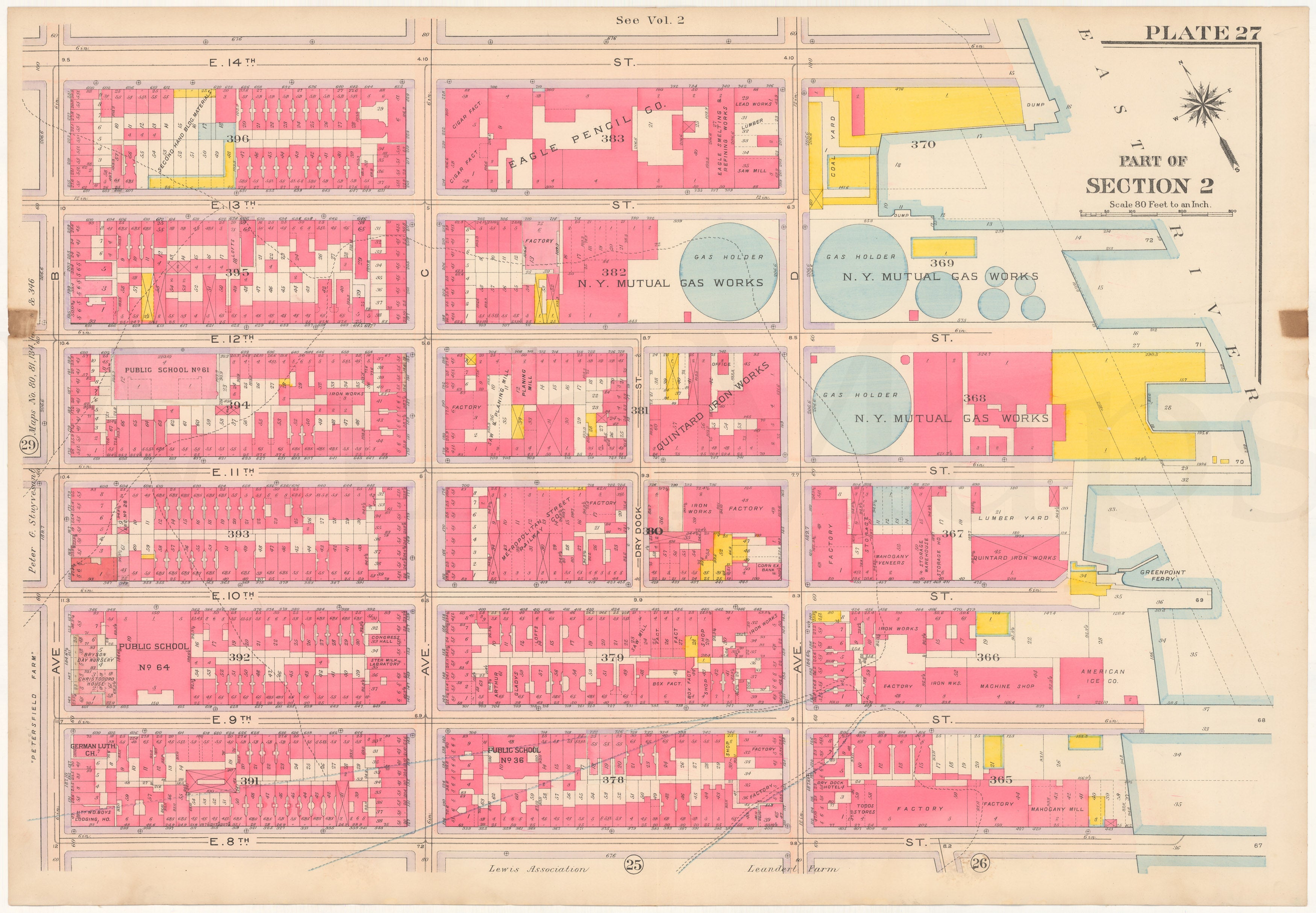 Manhattan, New York 1909 Vol. 1: Plate 027 – WardMaps LLC