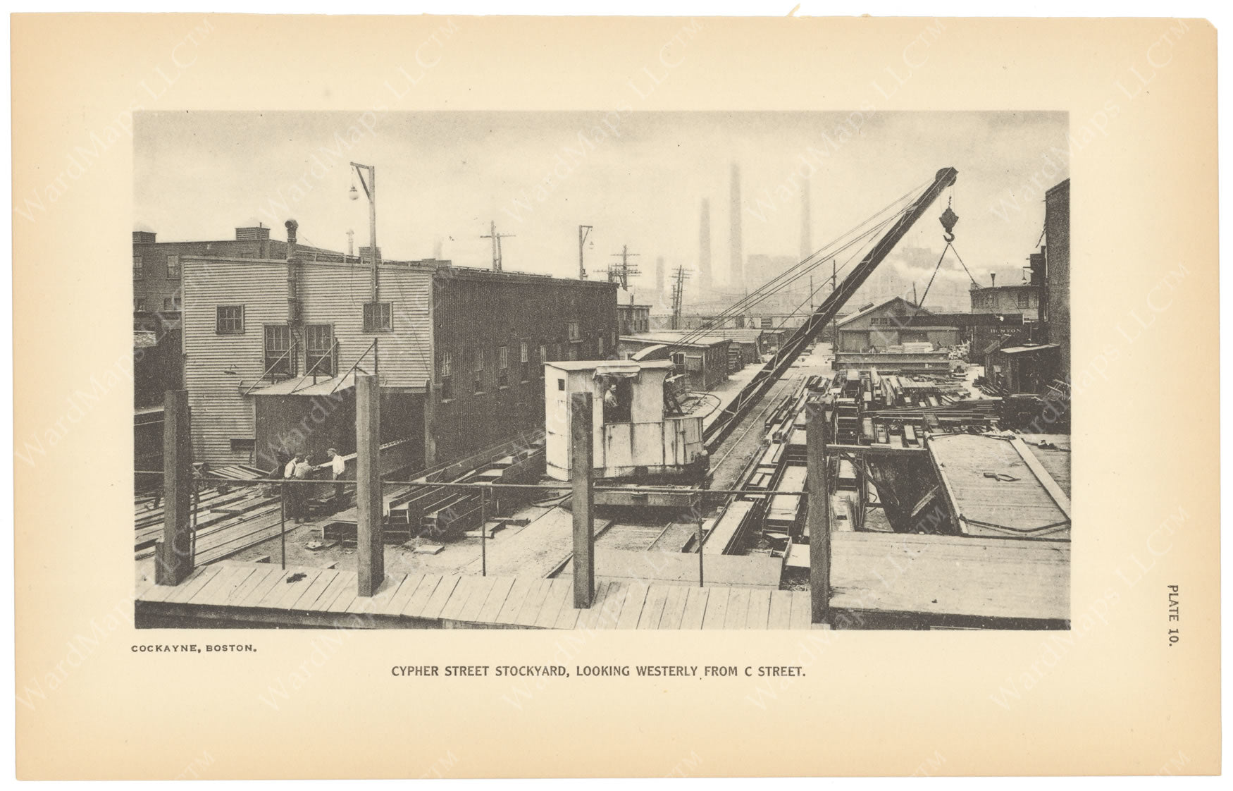BTC Report 23 1917 Plate 10: Cypher Street Stockyard, South Boston, Ma ...