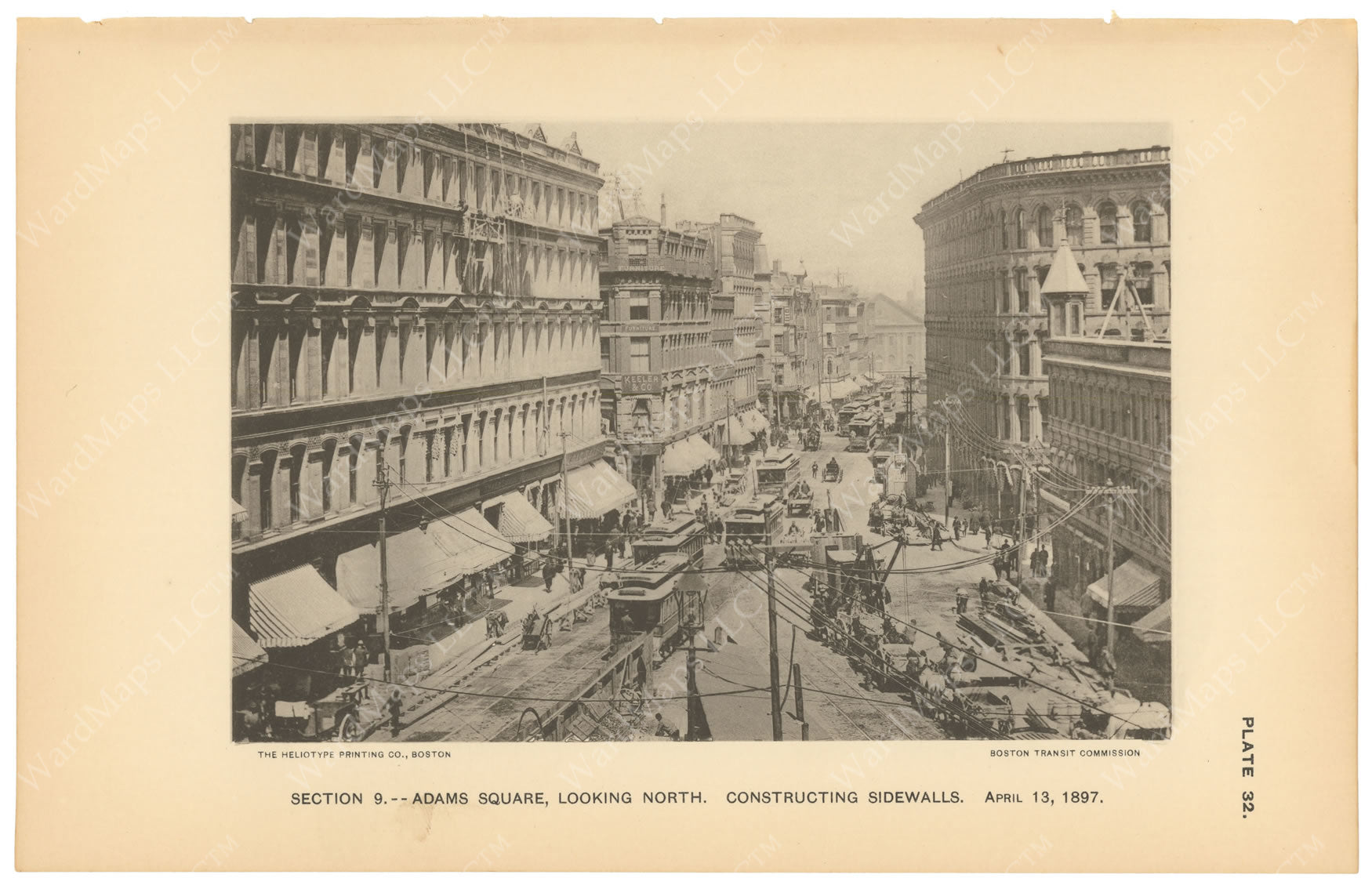 BTC Report 03 1897 Plate 32: Adams Square, Boston, Massachusetts ...