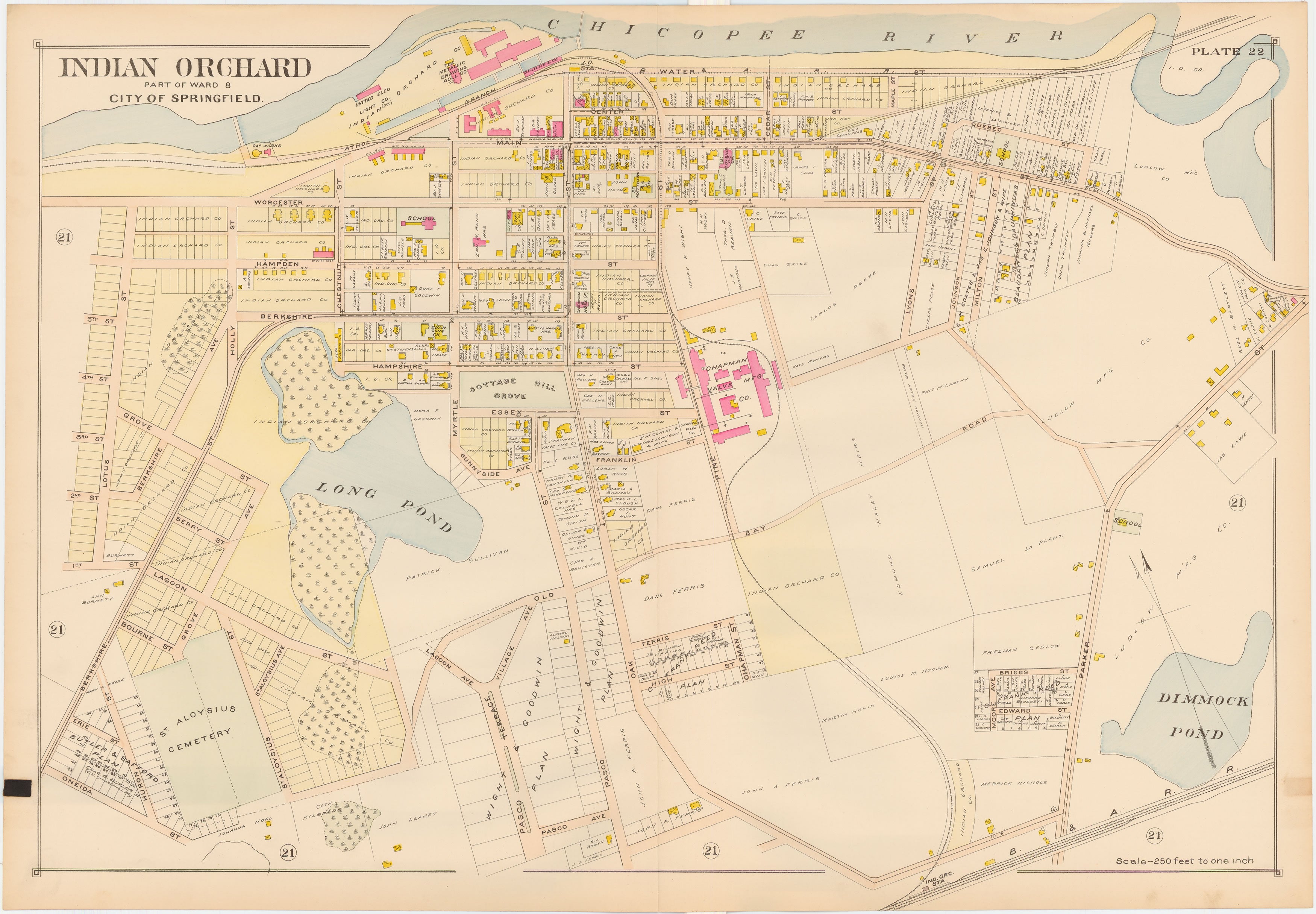 Springfield, Massachusetts 1899 Plate 022 – WardMaps LLC