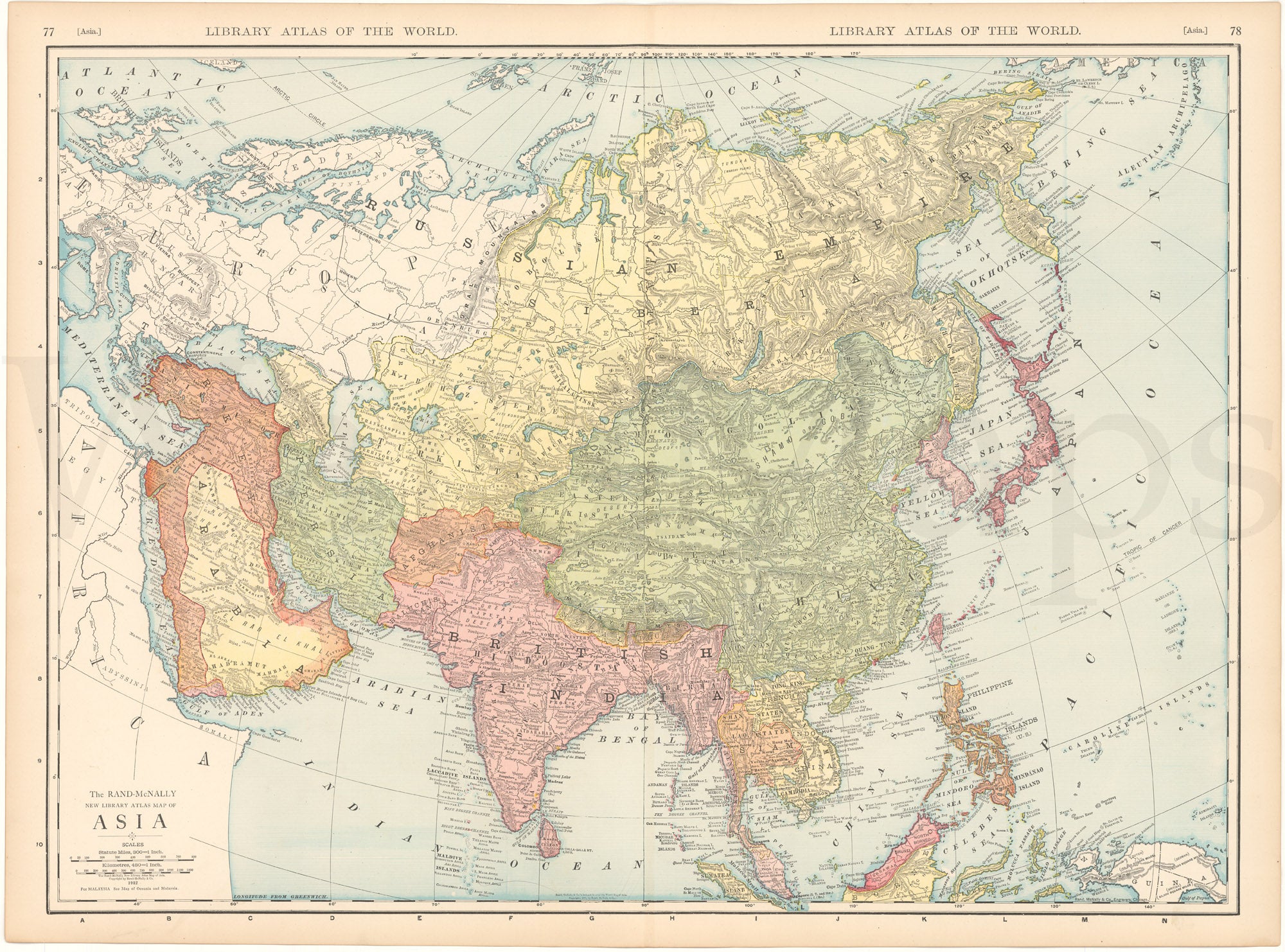 Asia 1912 – WardMaps LLC