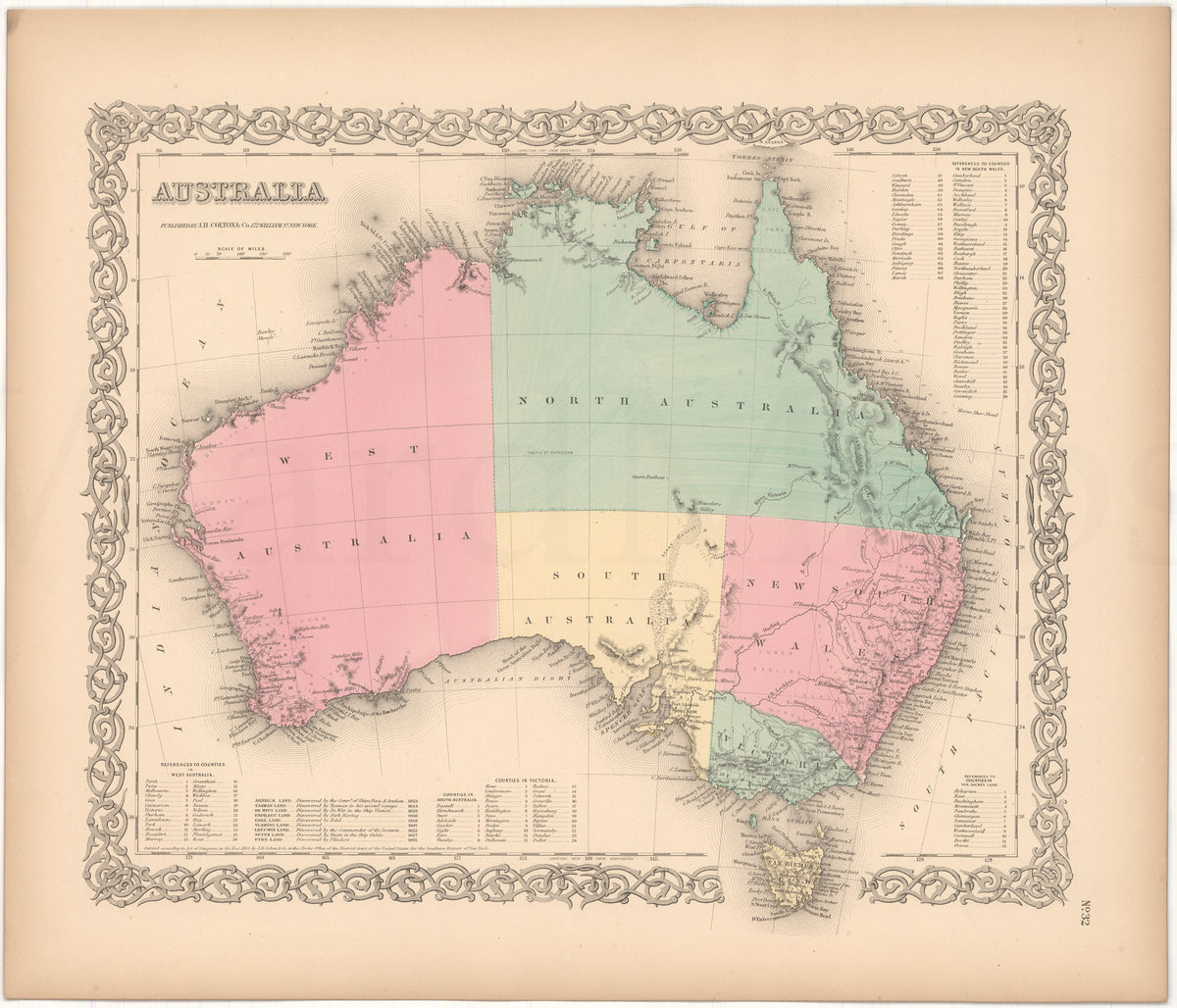 Country Maps of Australia – WardMaps LLC