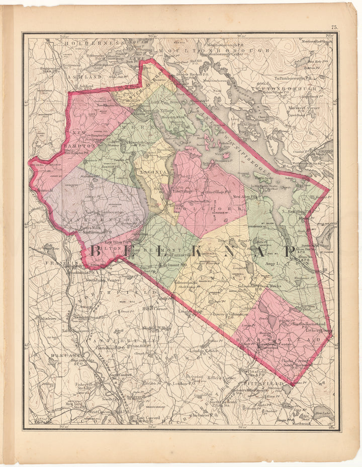 New Hampshire County Maps – WardMaps LLC
