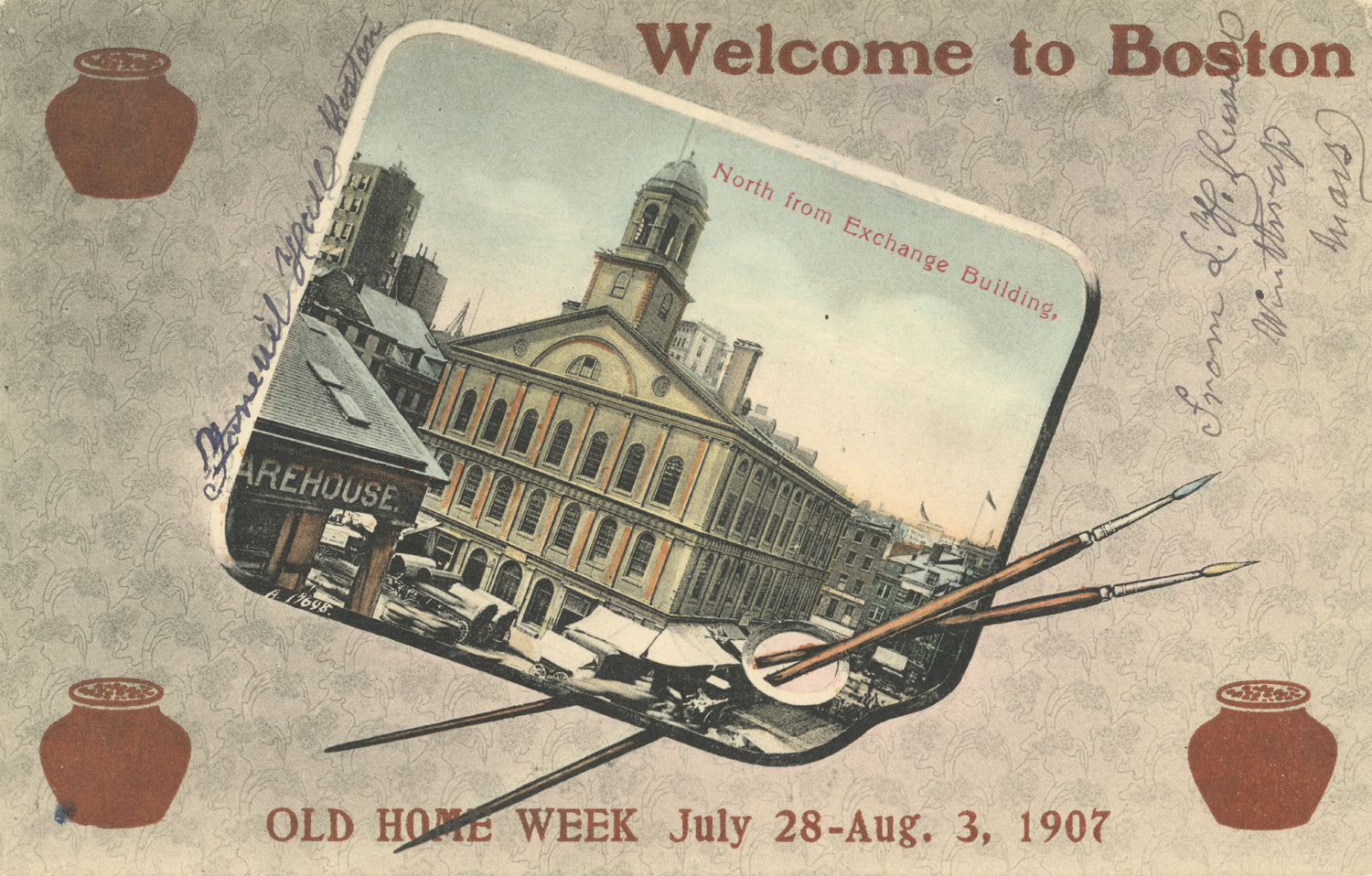 Faneuil Hall, Boston, Massachusetts: Old Home Week 1907 – WardMaps LLC