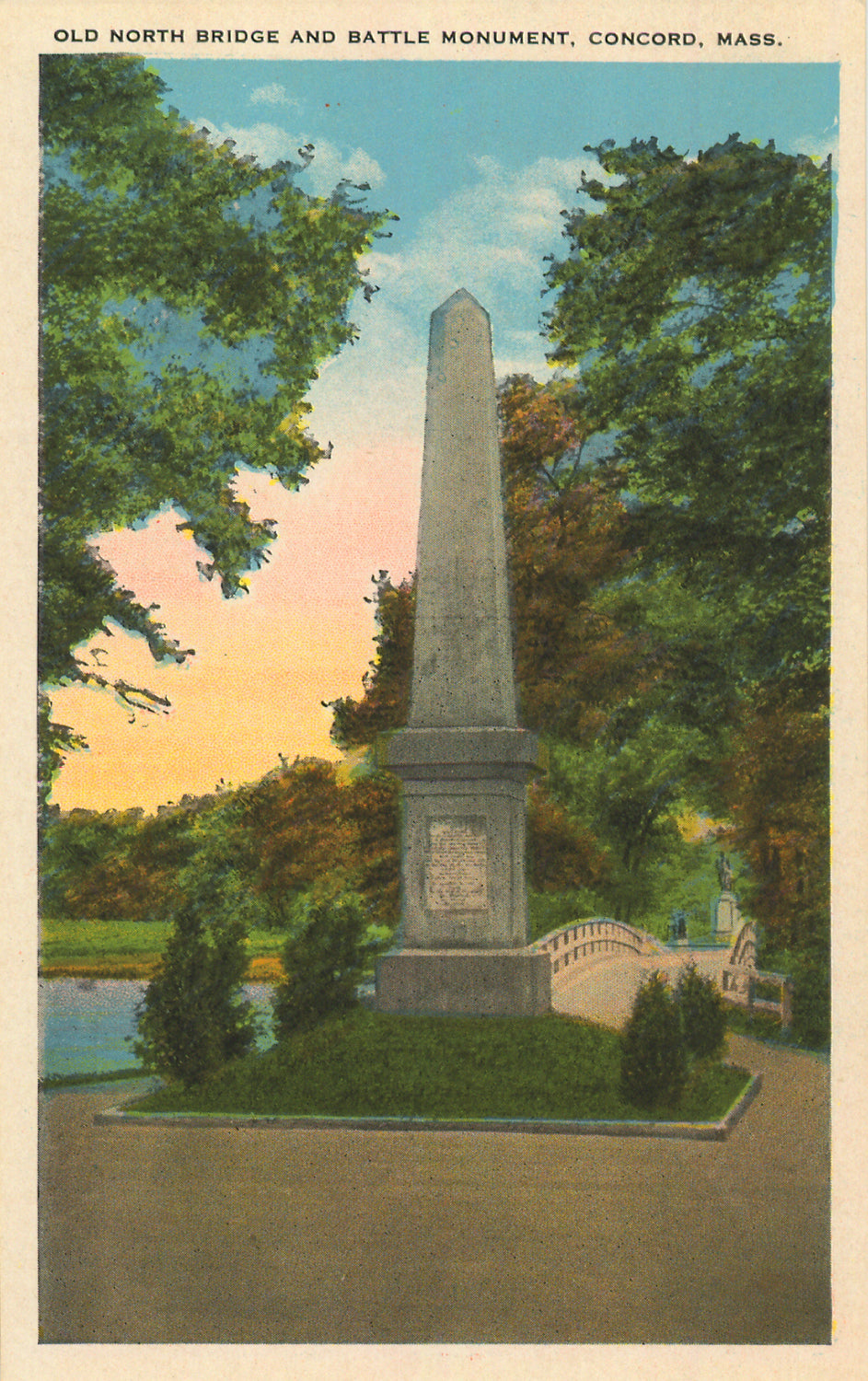 Concord, Massachusetts: Old North Bridge and Battle Monument – WardMaps LLC