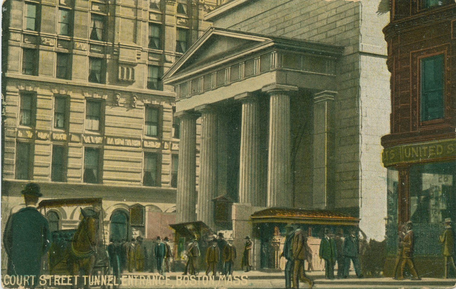 Court Street Station Entrance, Boston, Massachusetts – WardMaps LLC