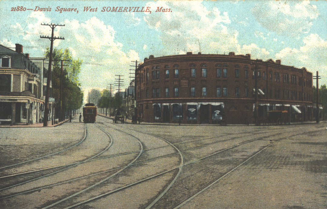 Davis Square, Somerville, Massachusetts 1910 – WardMaps LLC