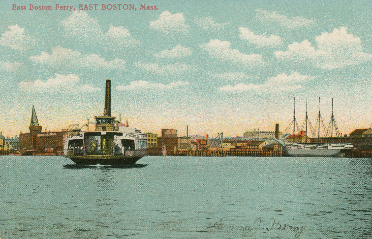 East Boston Ferry and Waterfront, Massachusetts – WardMaps LLC