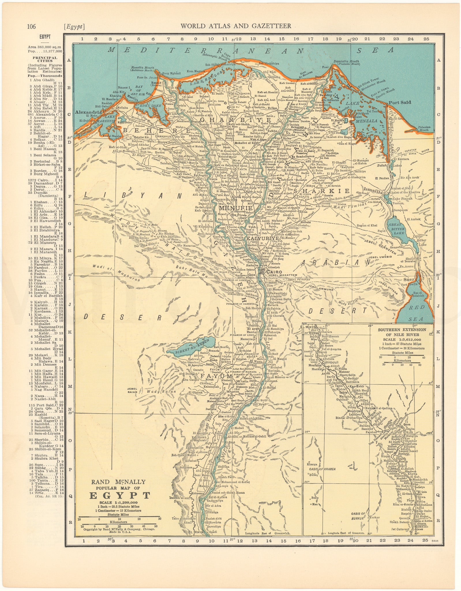 Egypt 1937 – WardMaps LLC