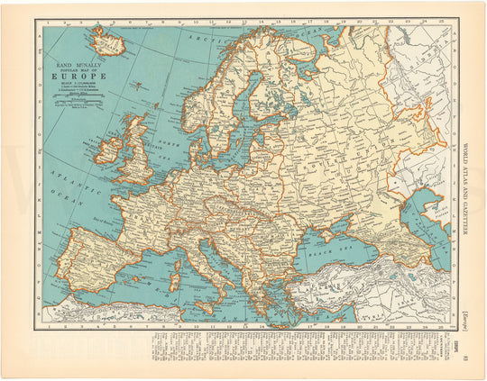 Europe 1937 – WardMaps LLC