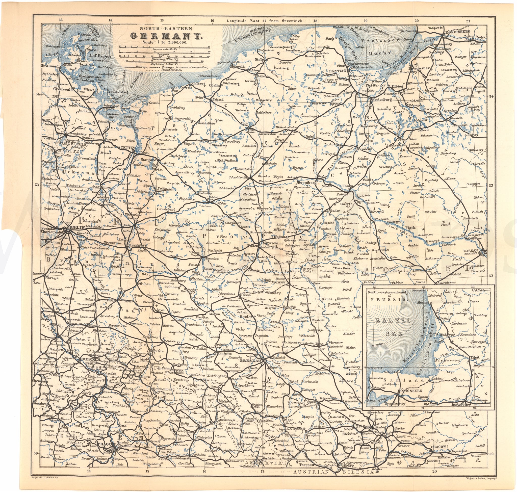 Germany 1886: Northeastern Part – WardMaps LLC