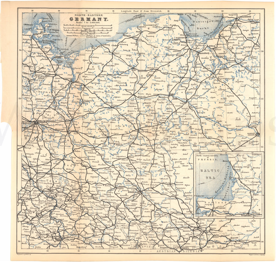 Germany 1886: Northeastern Part – WardMaps LLC