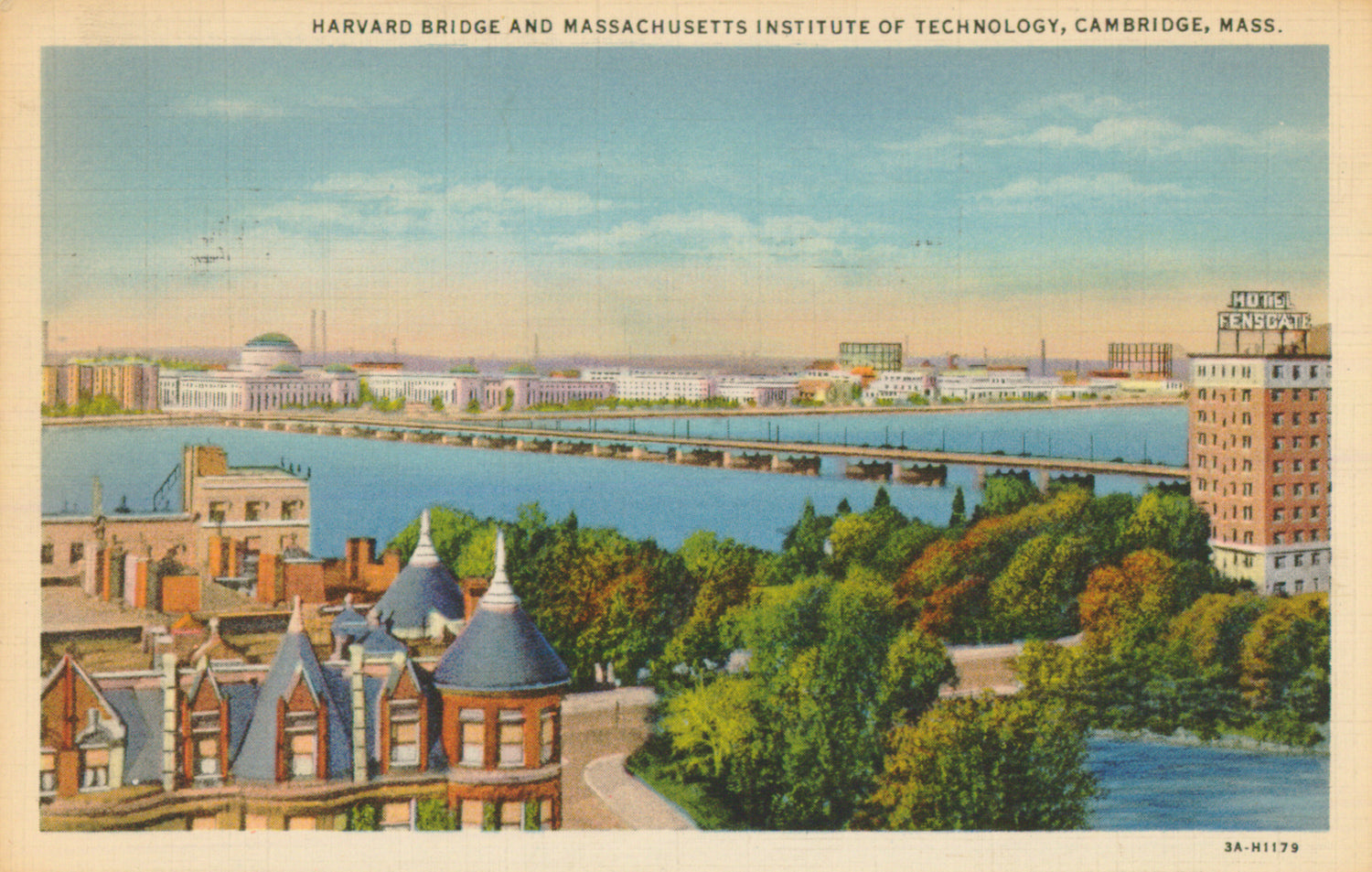 Harvard Bridge with MIT, Cambridge, Massachusetts – WardMaps LLC