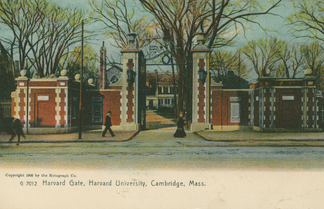Harvard University, Cambridge, Massachusetts: Harvard Gate 01 ...