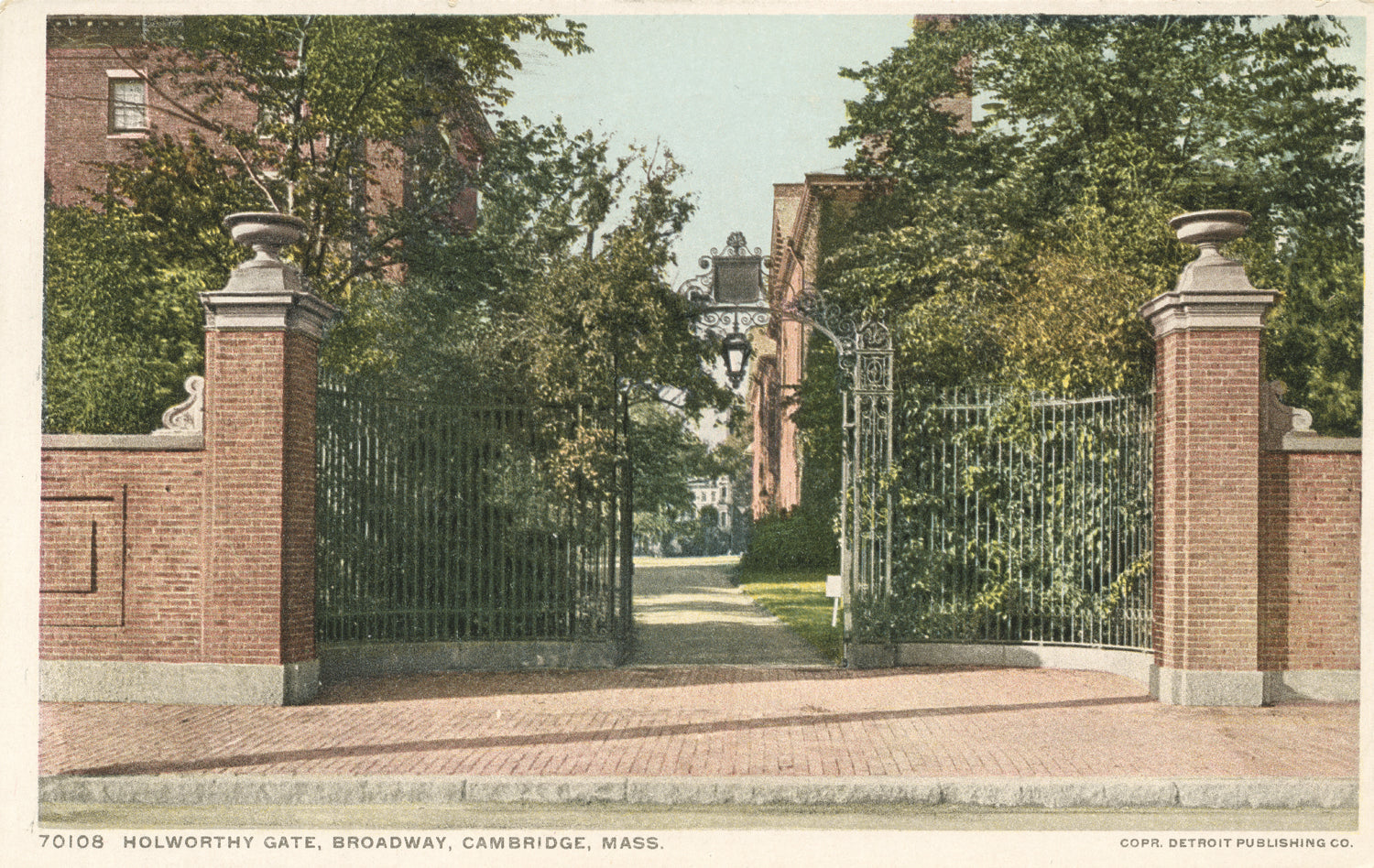 Harvard University, Cambridge, Massachusetts: Holworthy Gate – WardMaps LLC