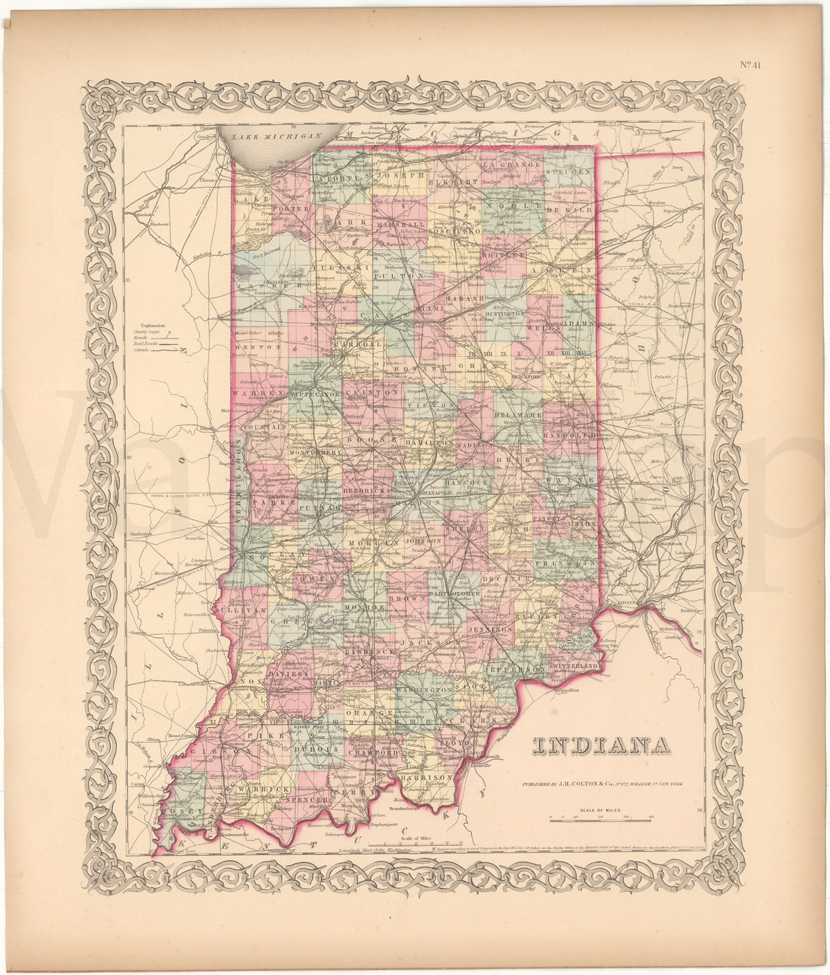 State Maps of Indiana – WardMaps LLC