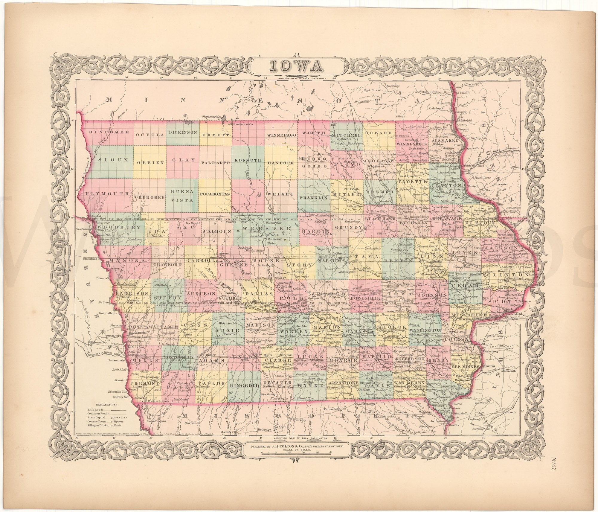 Iowa 1856 – WardMaps LLC