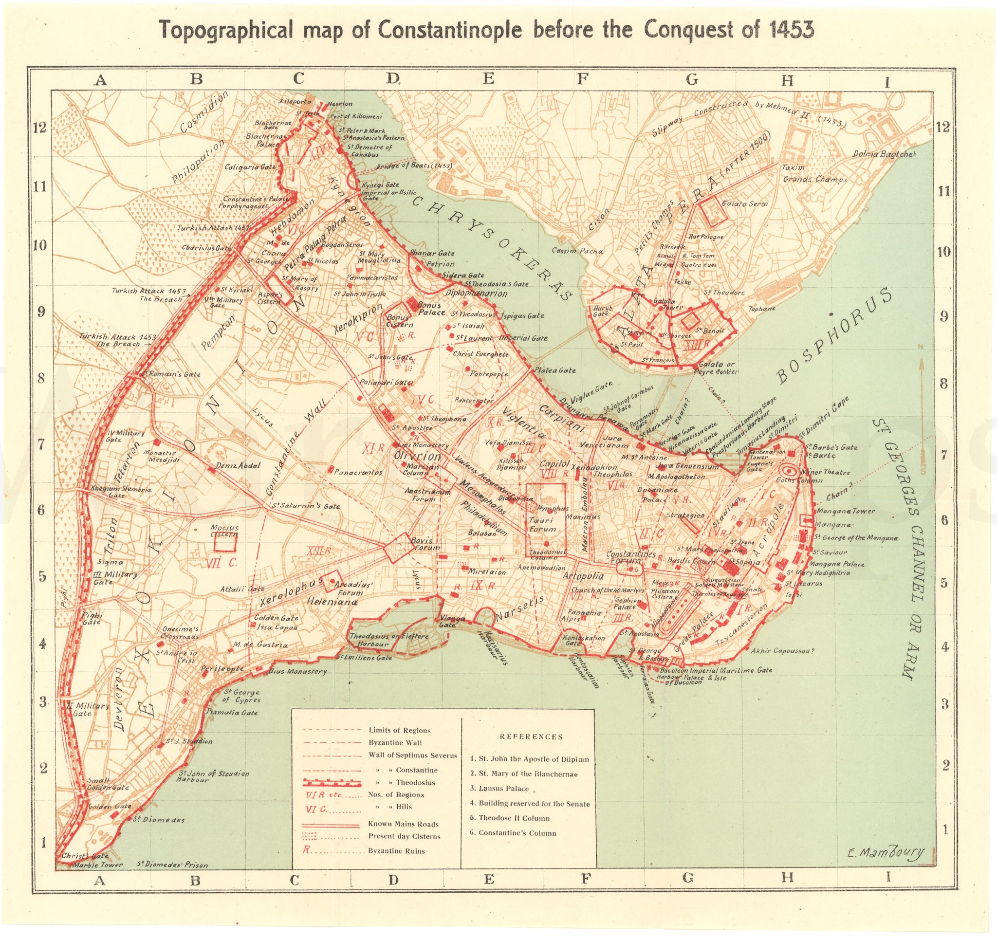 Constantinople (Istanbul, Turkey) Before the Conquest of 1453 (Publish ...