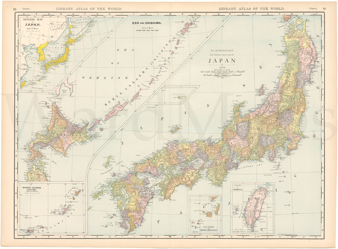 Japan 1912 – WardMaps LLC