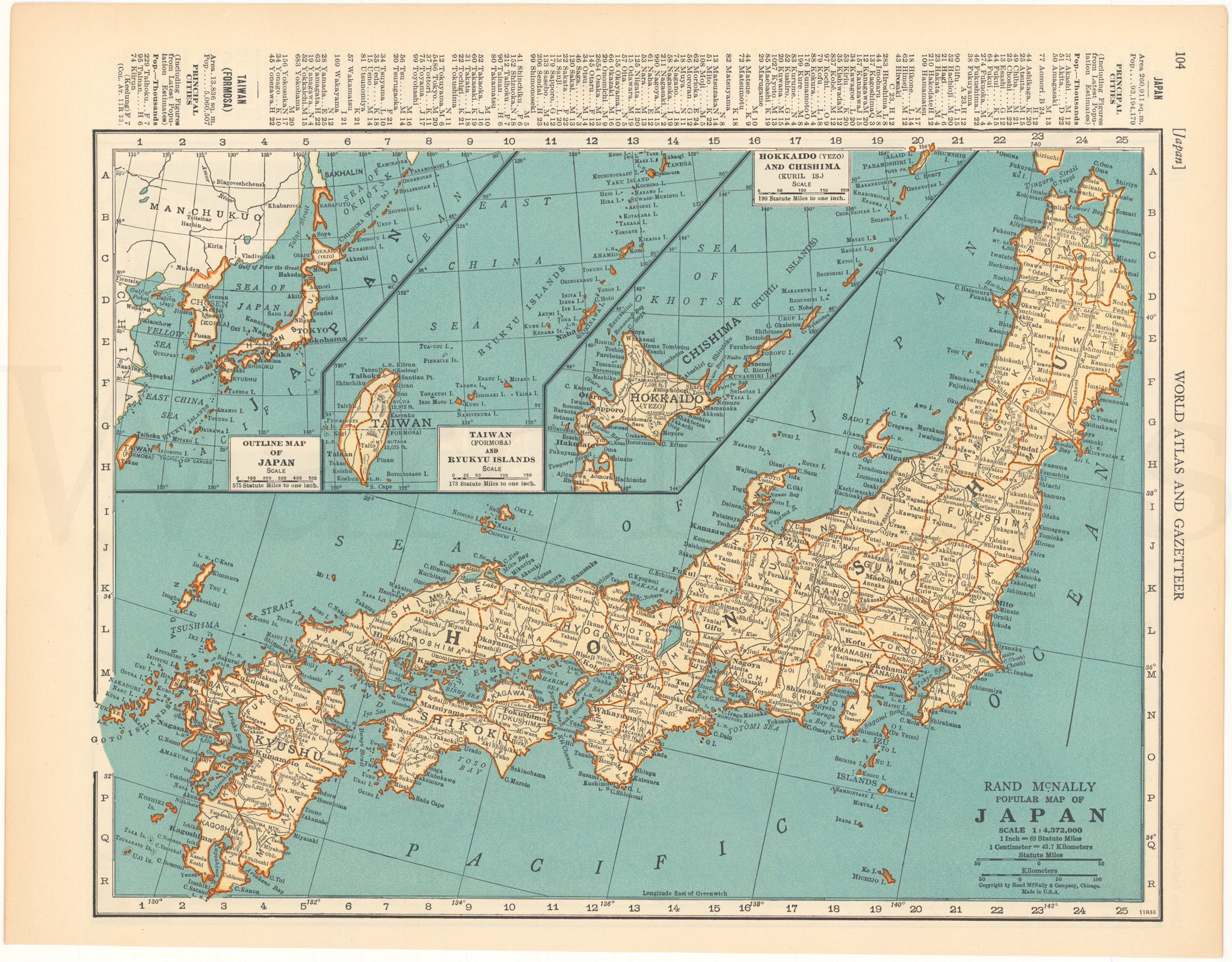 Japan 1937 – WardMaps LLC