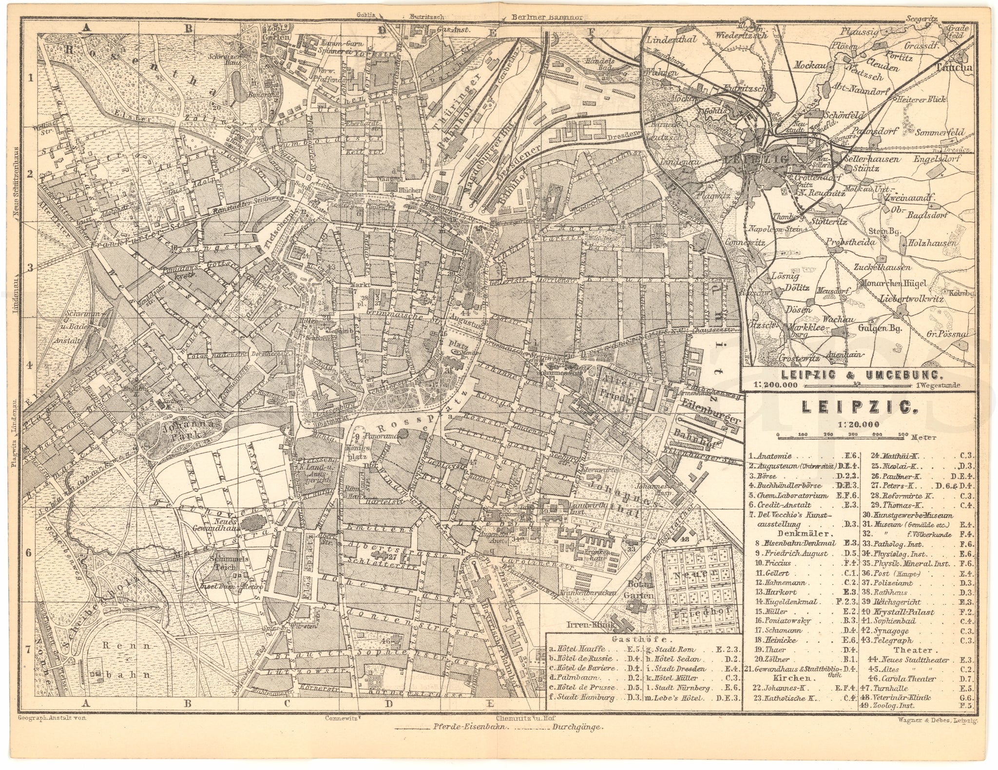 Leipzig, Germany 1886 – WardMaps LLC