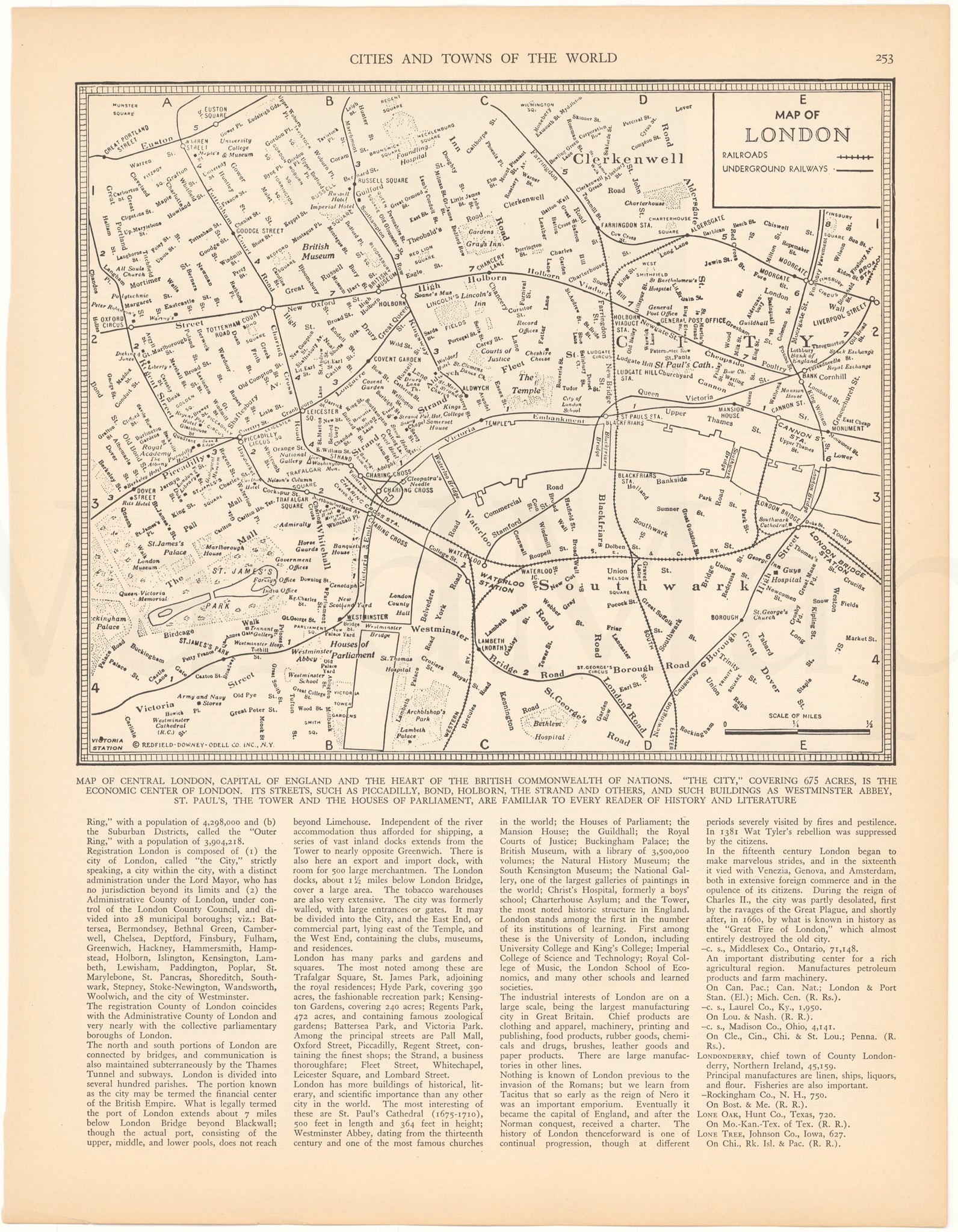 London, England 1937 – WardMaps LLC