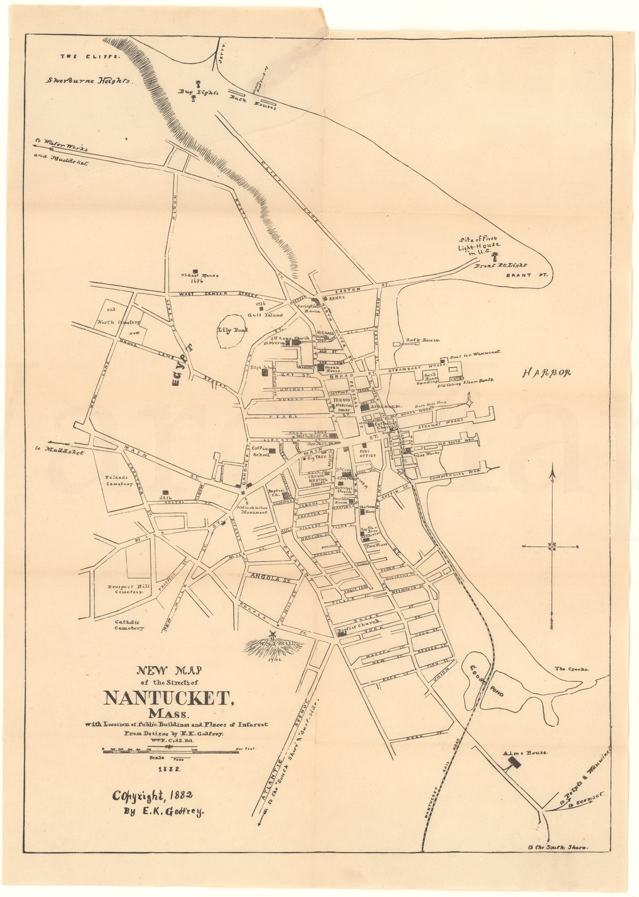 Nantucket, Massachusetts 1882 – WardMaps LLC