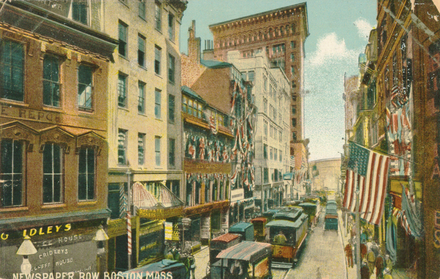 Newspaper Row (Washington Street), Boston, Massachusetts – WardMaps LLC