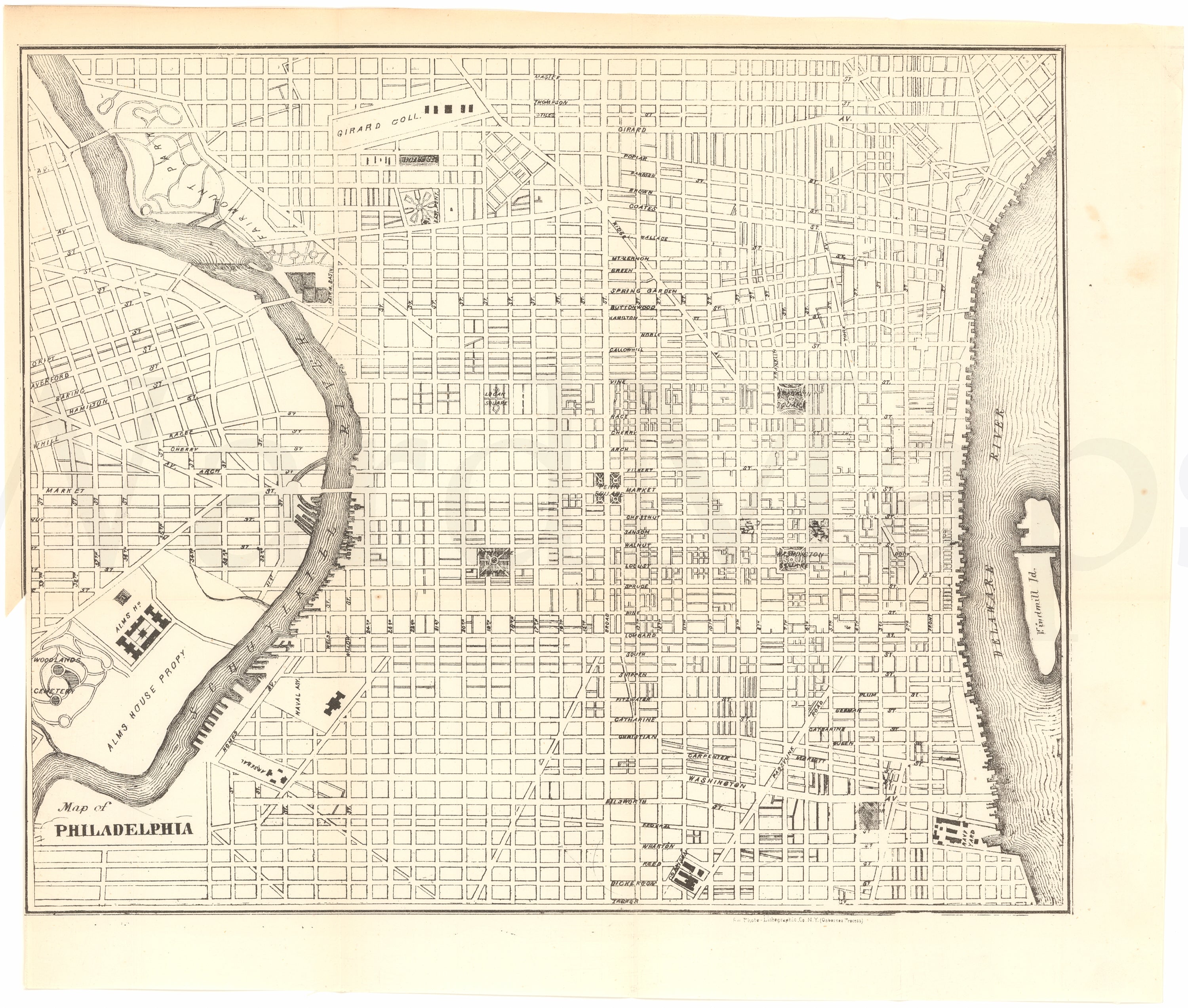 Philadelphia, Pennsylvania 1867 – WardMaps LLC