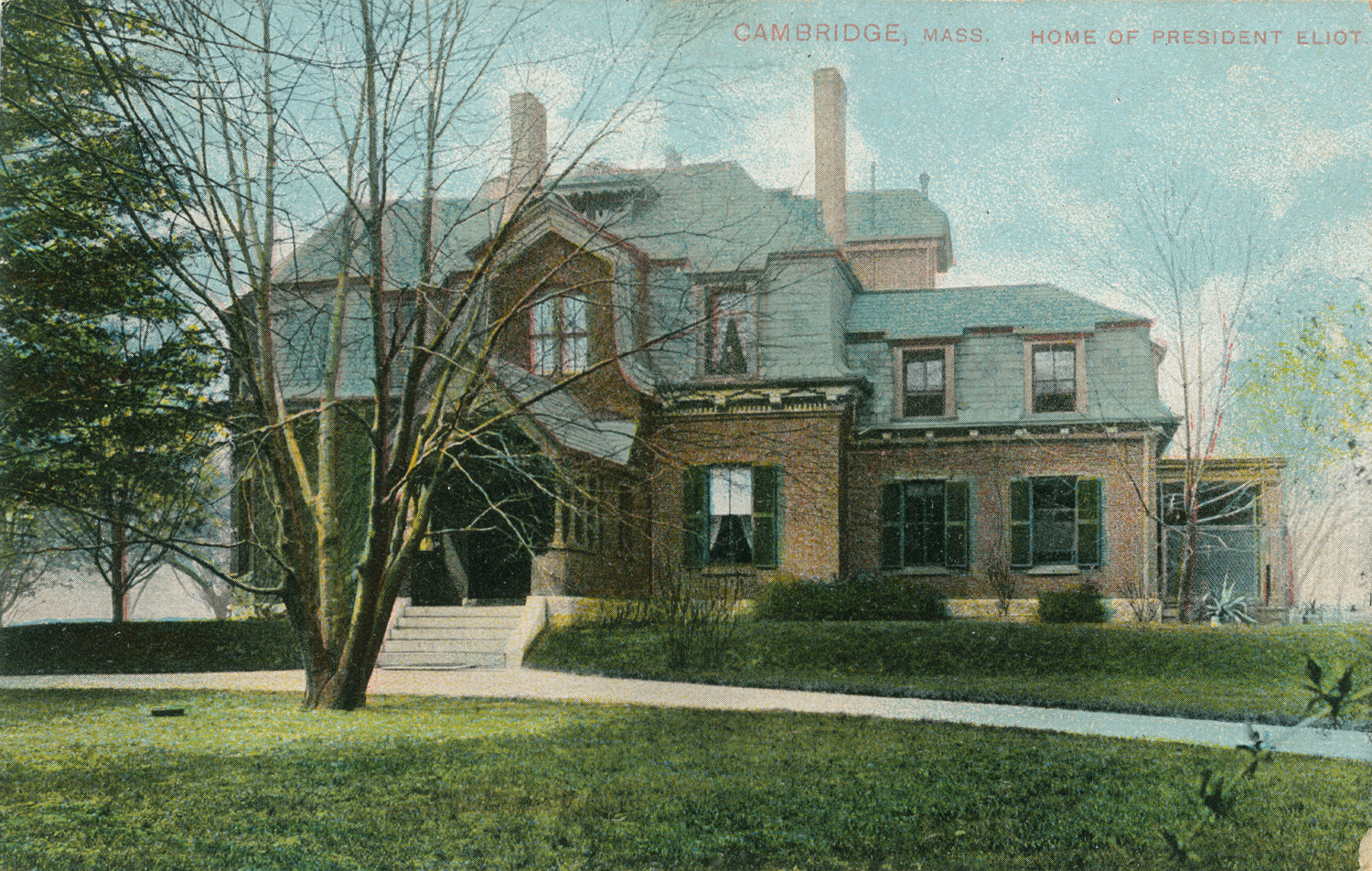 Harvard University, Cambridge, Massachusetts: President Eliot Residenc ...