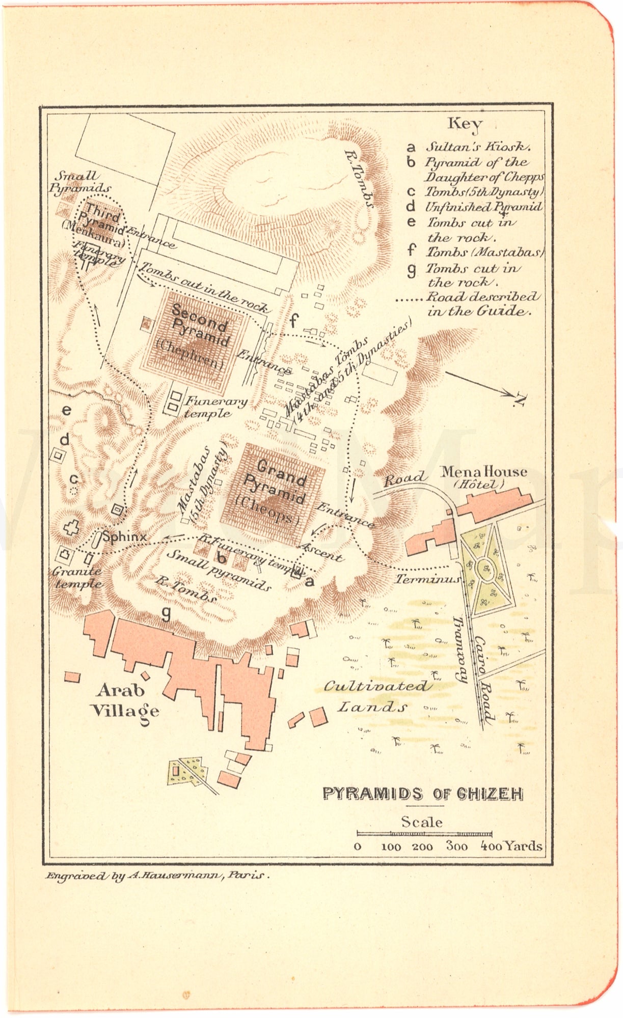 Giza Pyramids, Egypt 1923 – WardMaps LLC