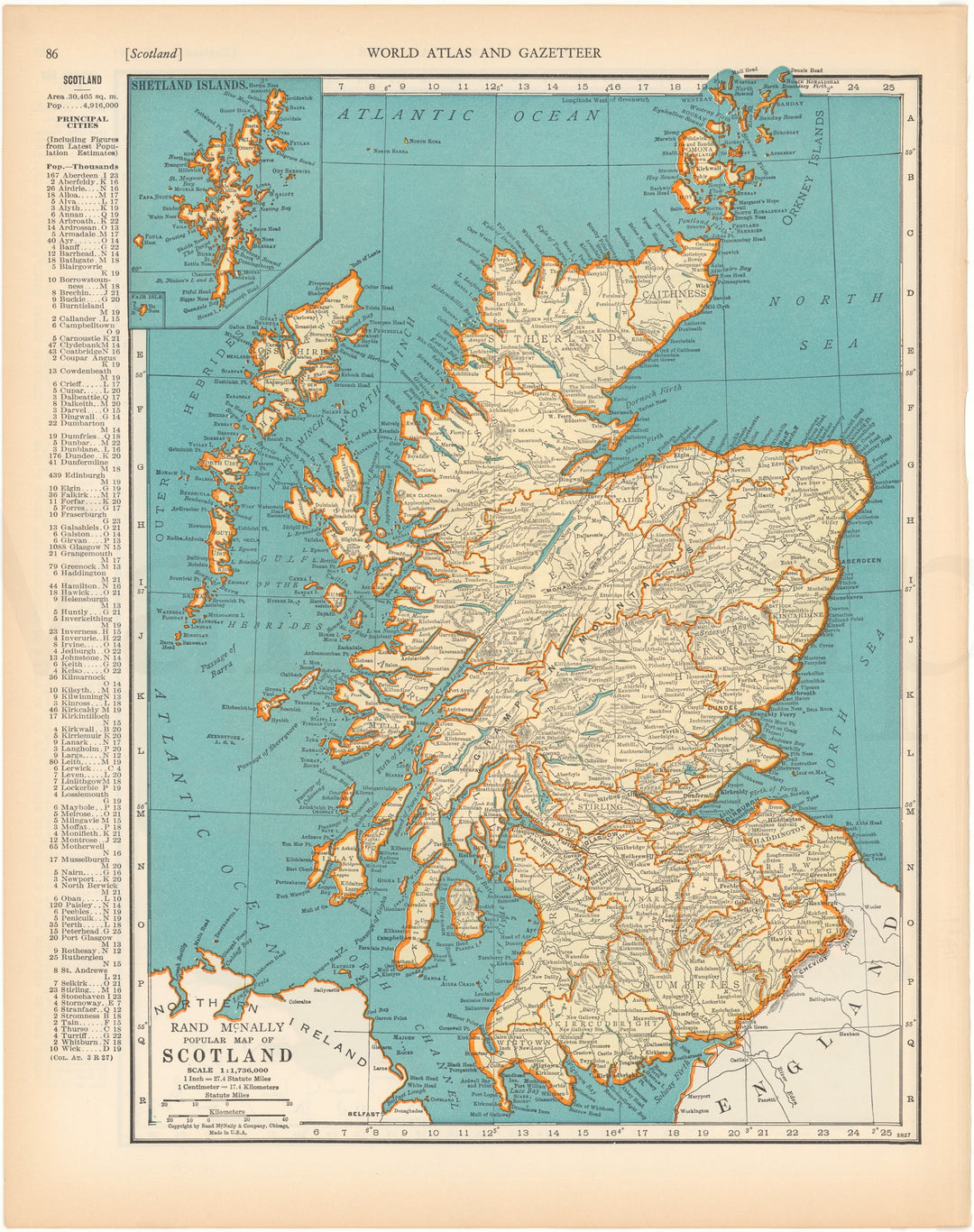 Scotland 1937 – WardMaps LLC