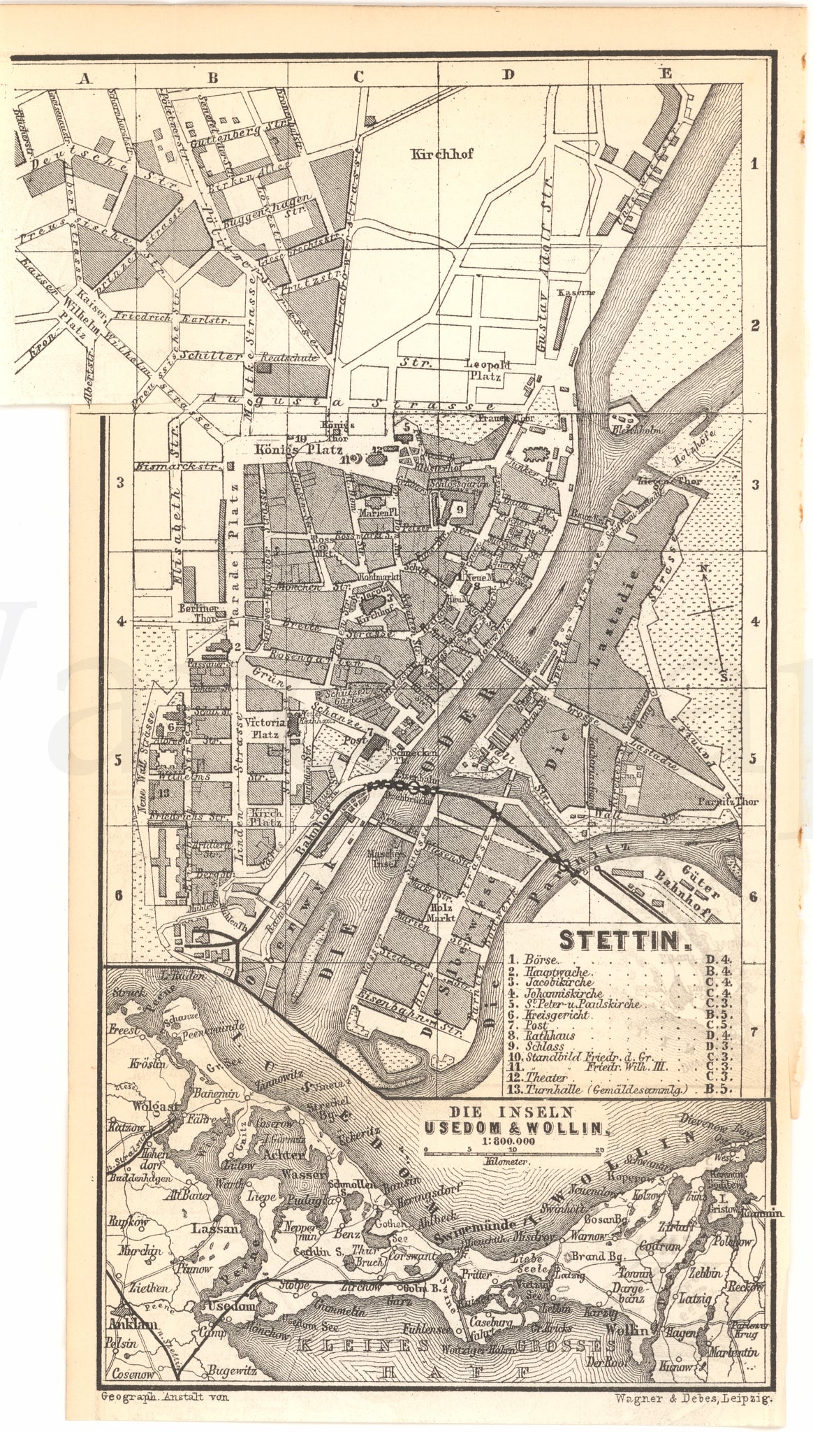 Stettin, Germany 1886 – WardMaps LLC