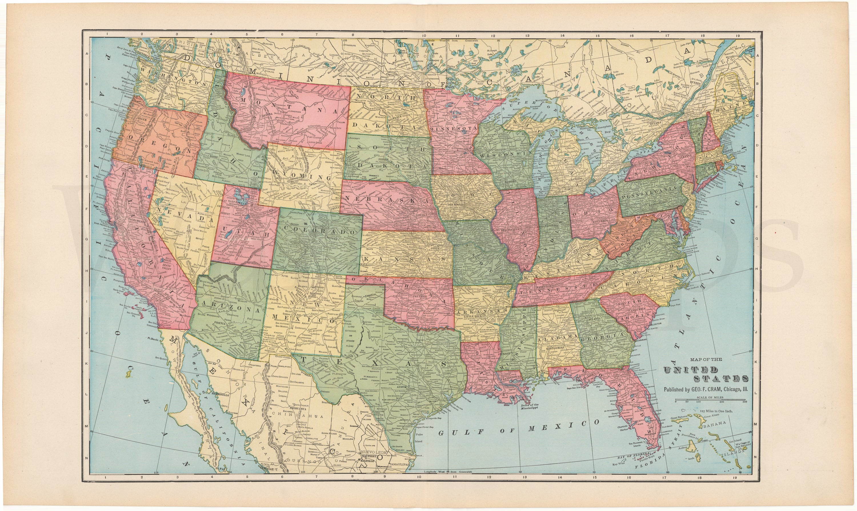 United States 1907 – WardMaps LLC