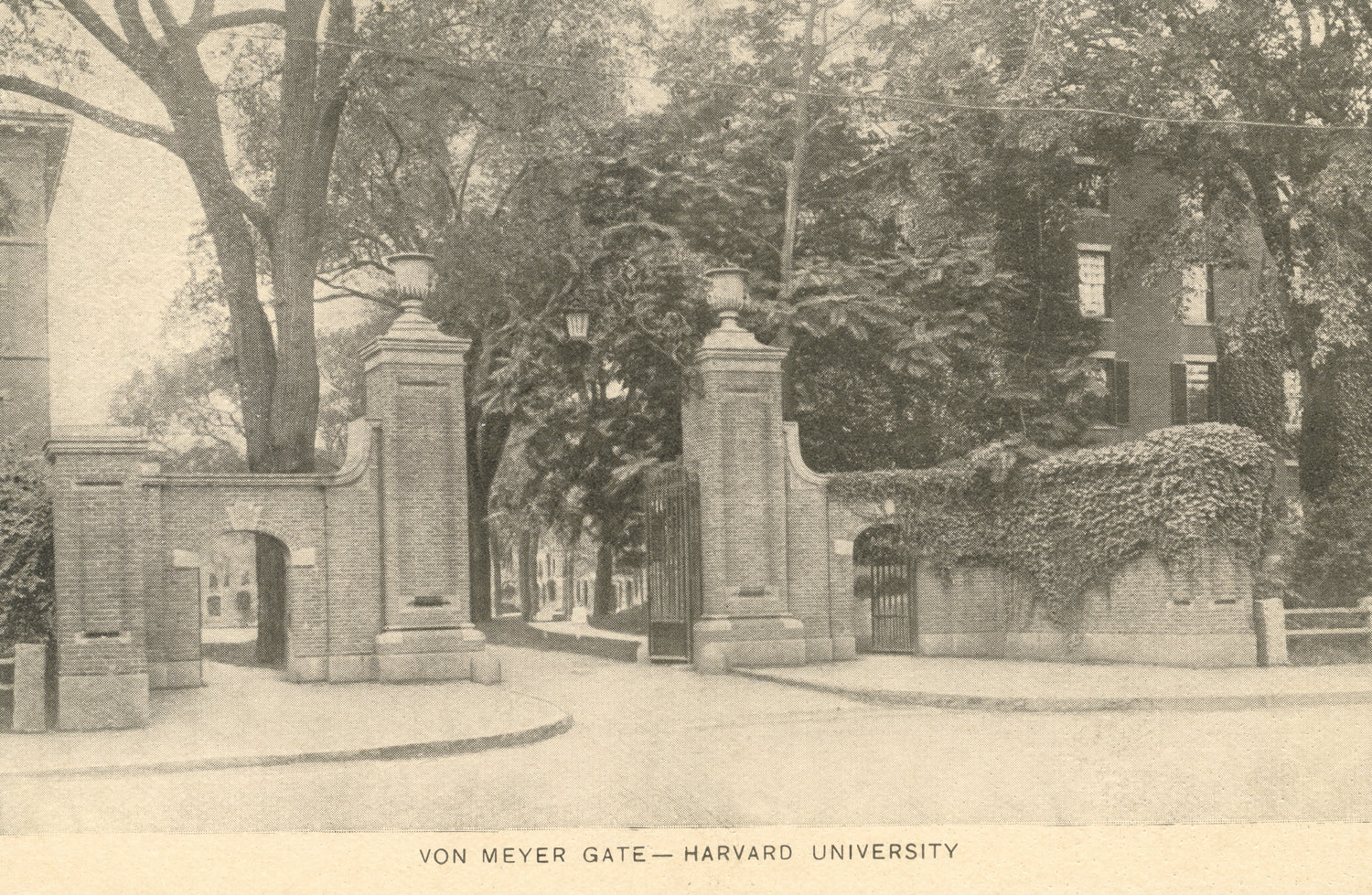 Harvard University, Cambridge, Massachusetts: Von Meyer Gate – WardMaps LLC